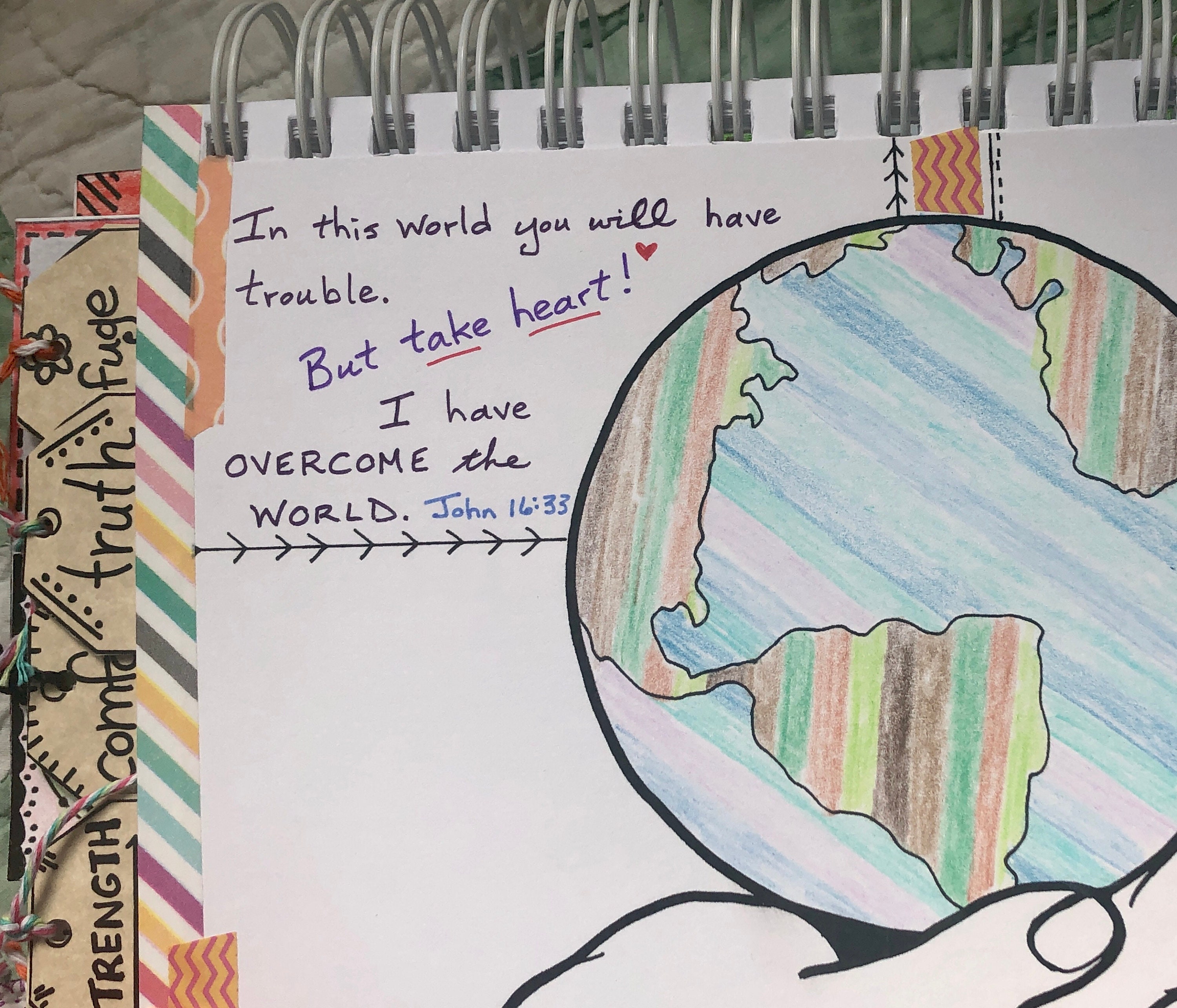 World in His Hands Template Set - Etsy