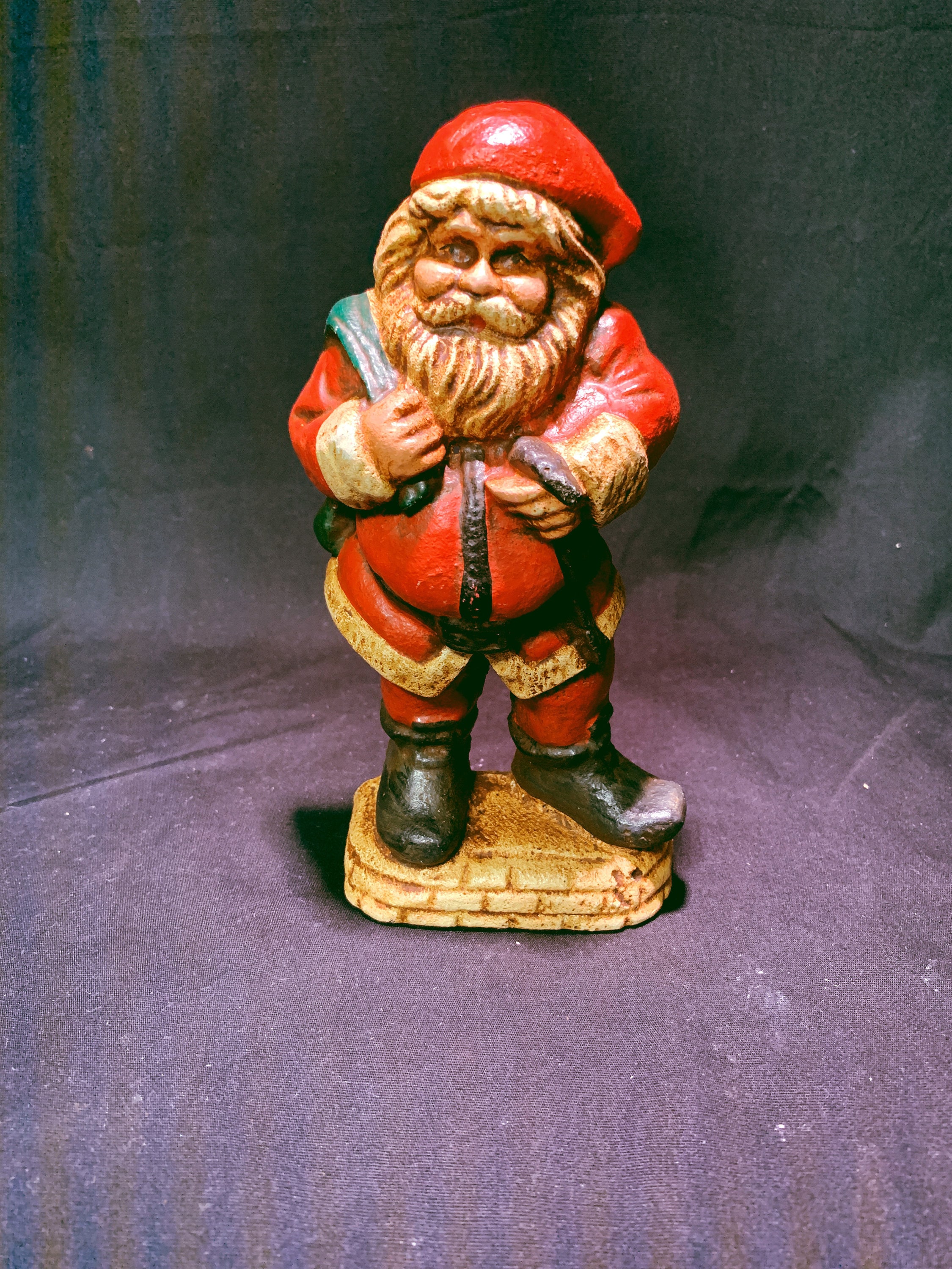 Vintage Santa Cast Iron Doorstop