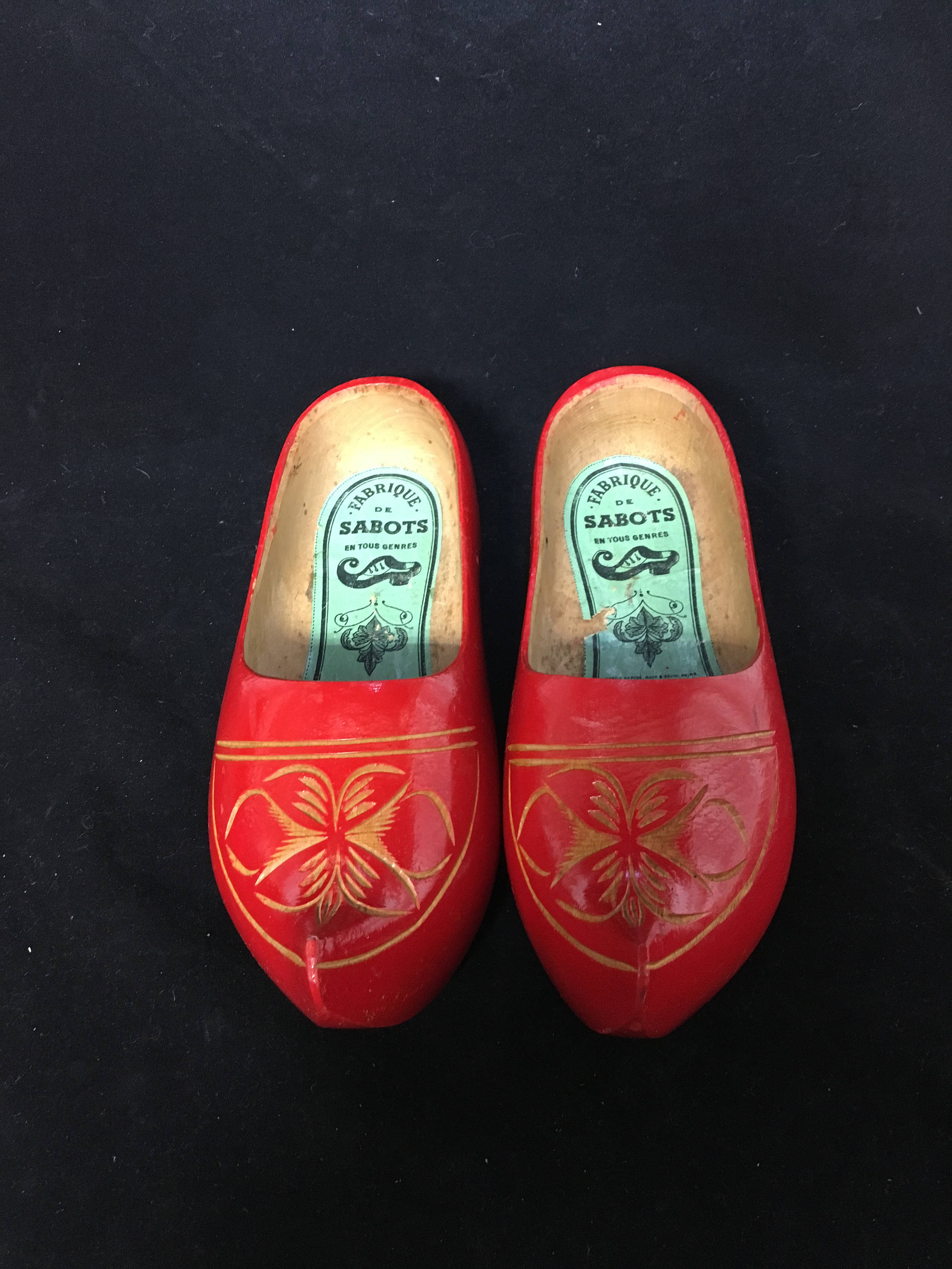 Vintage Fabrique de Sabots Women's Red Clogs