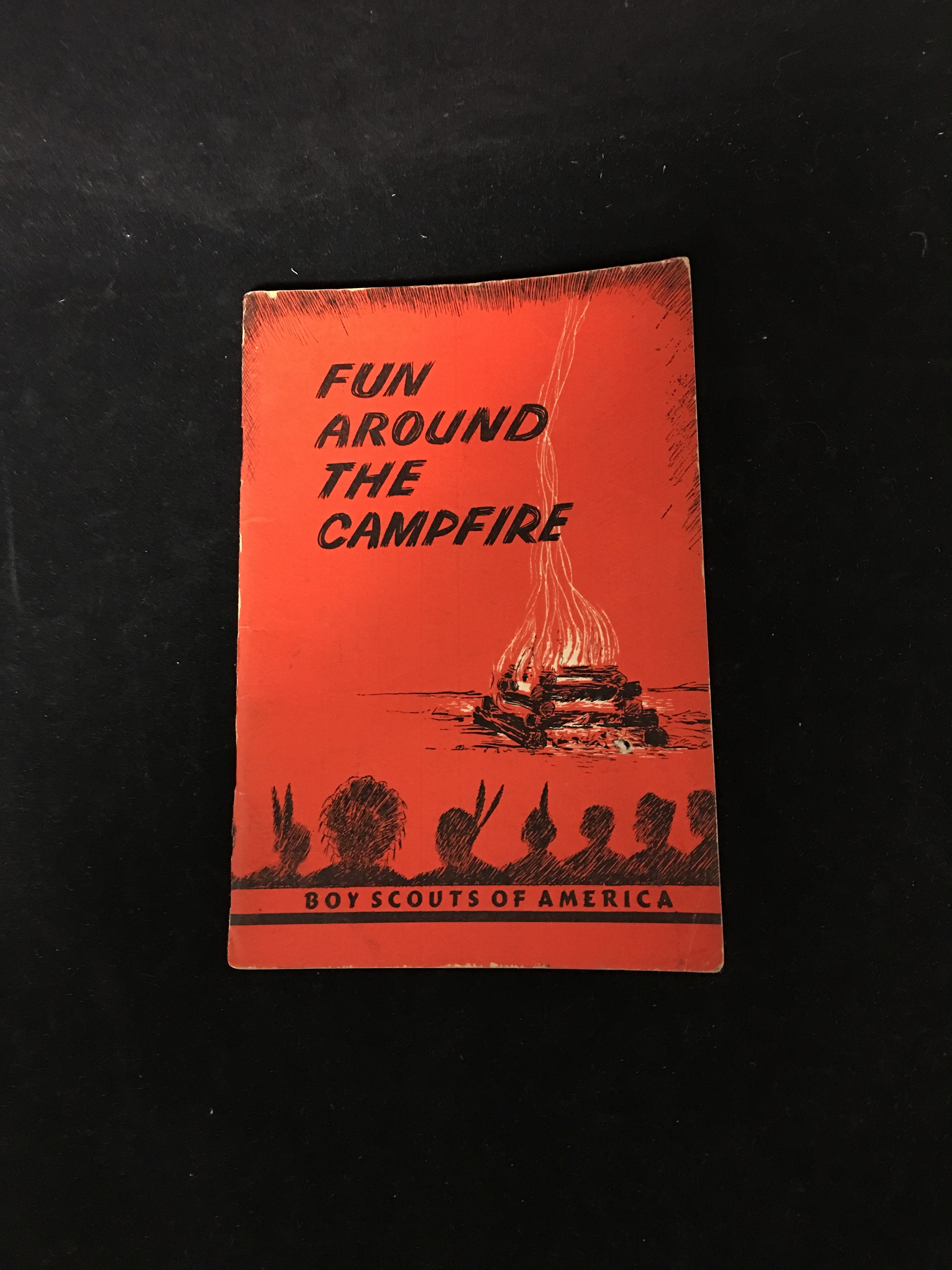 1977 Boy Scout Handbook, 1952 First Edition BSA Fun Around the Campfire ...