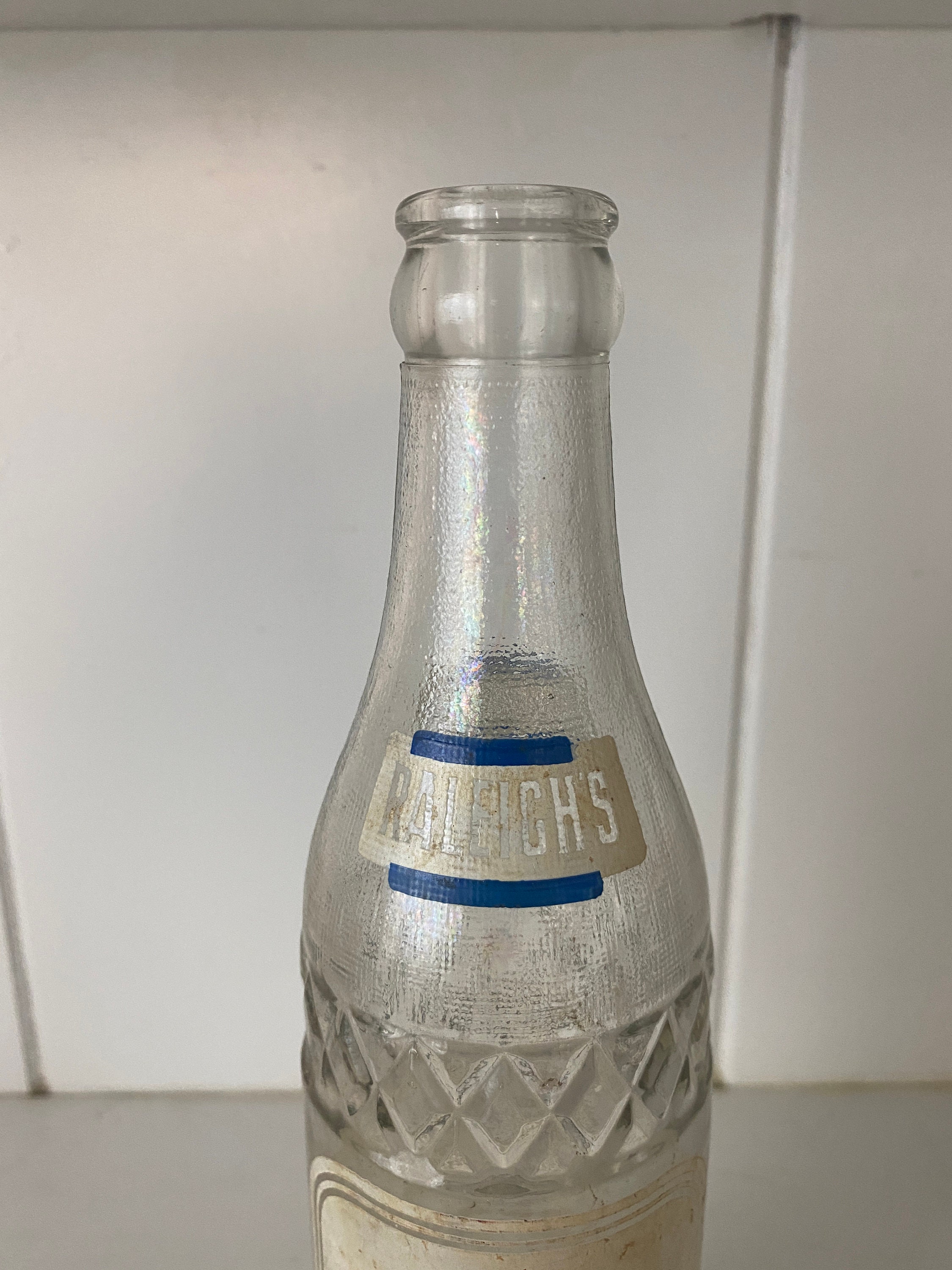 Raleigh's Beverages Vintage Soda Bottle (Rare)
