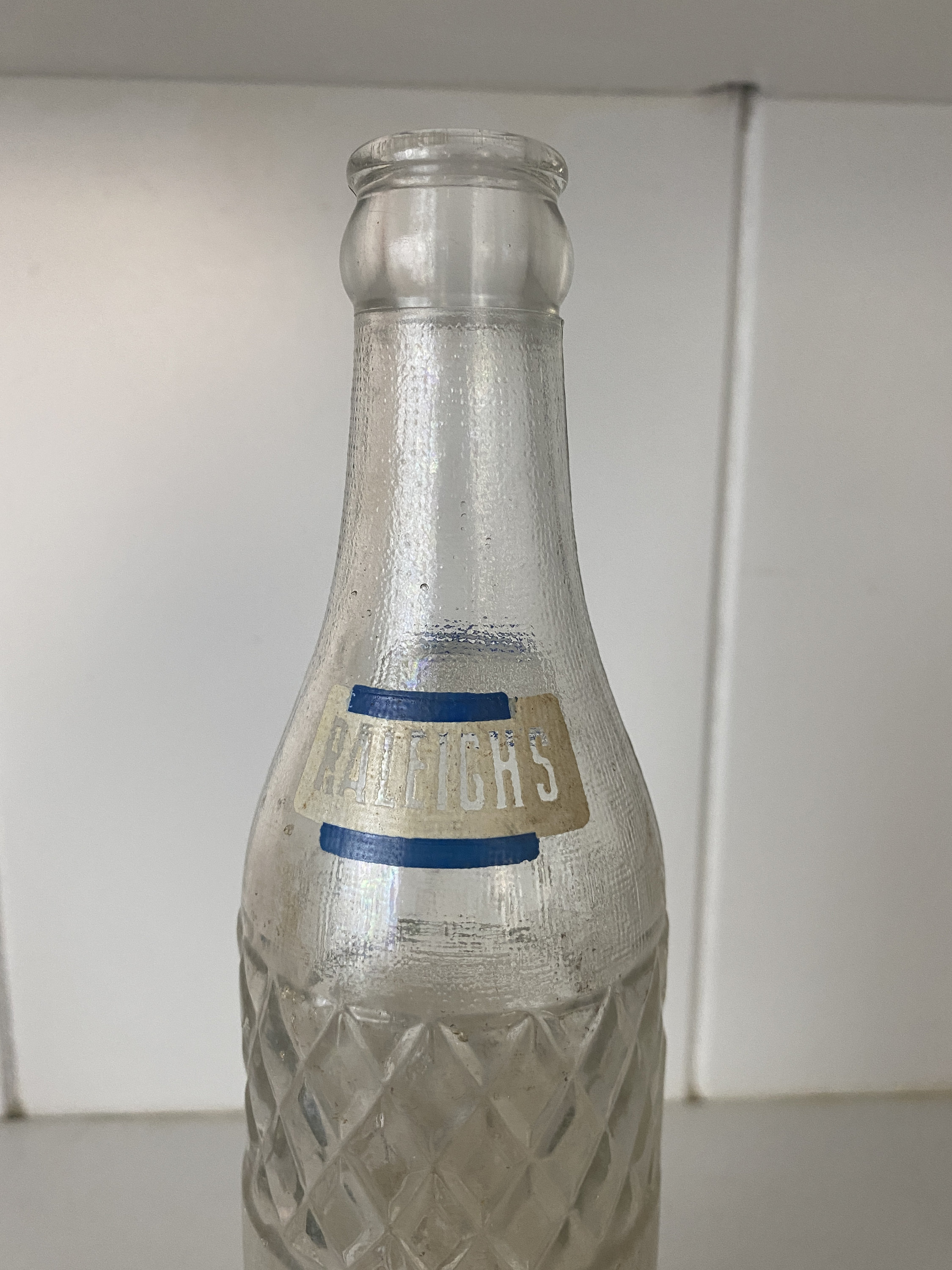 Raleigh's Beverages Vintage Soda Bottle (Rare)