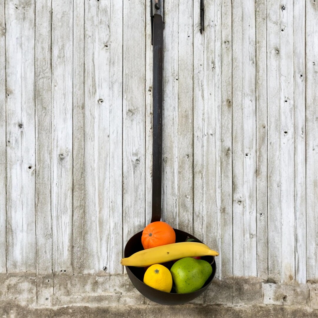 Extra Large Industrial Ladle - Wall Decor Hand Forged - Etsy