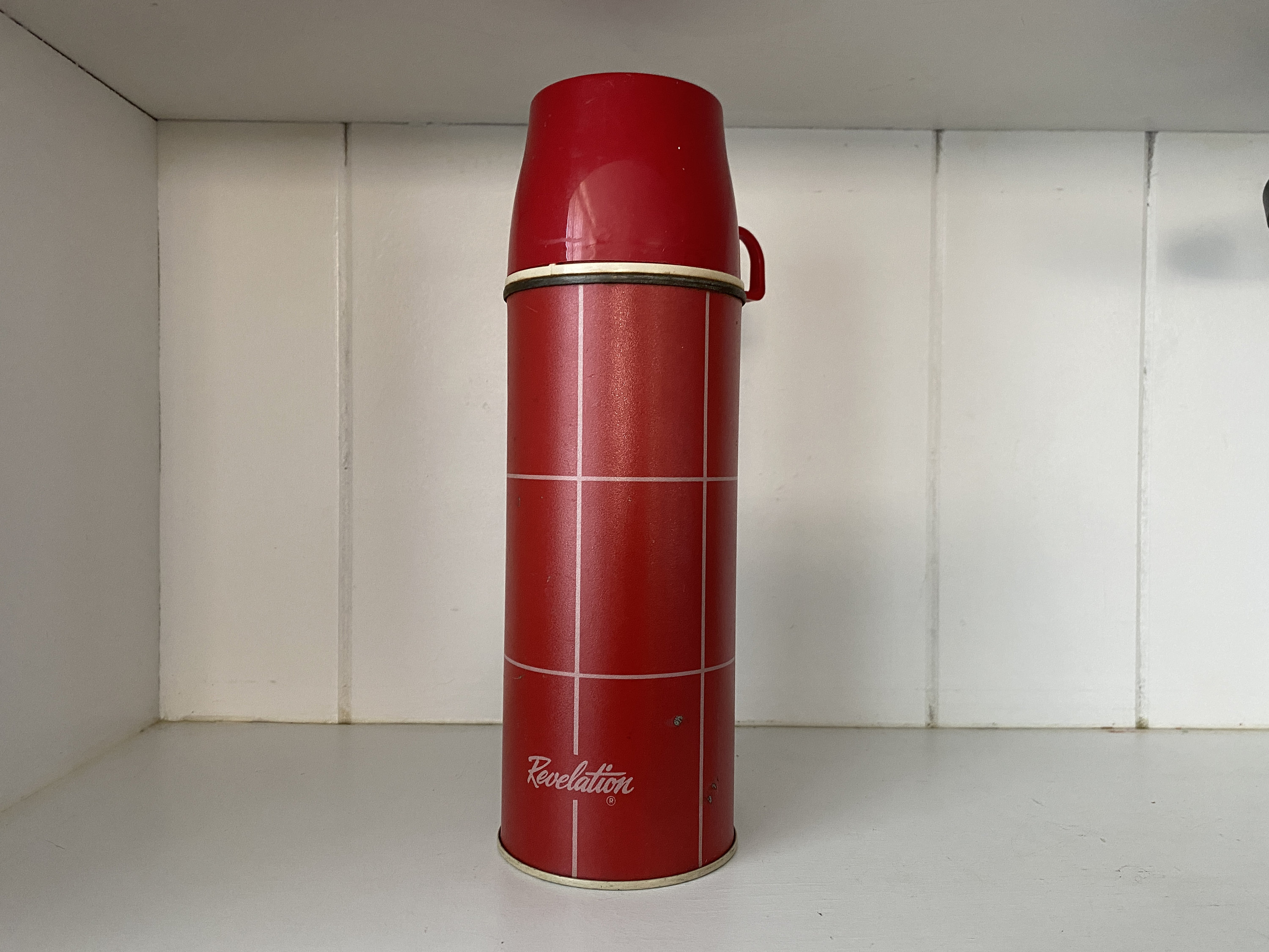 Classic 1960s Red Thermos