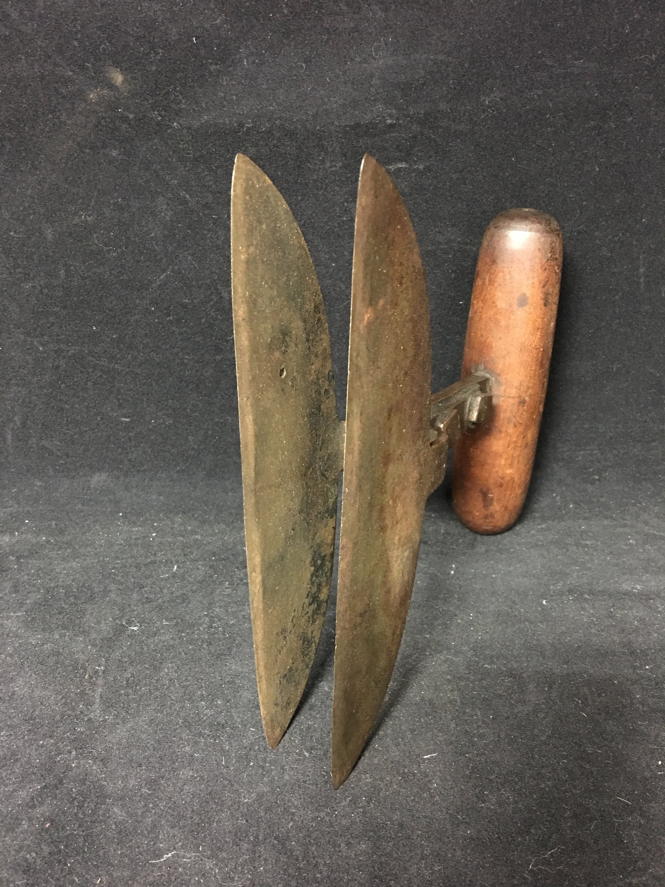Antique Heavy Duty Steel Double Blade Chopper
