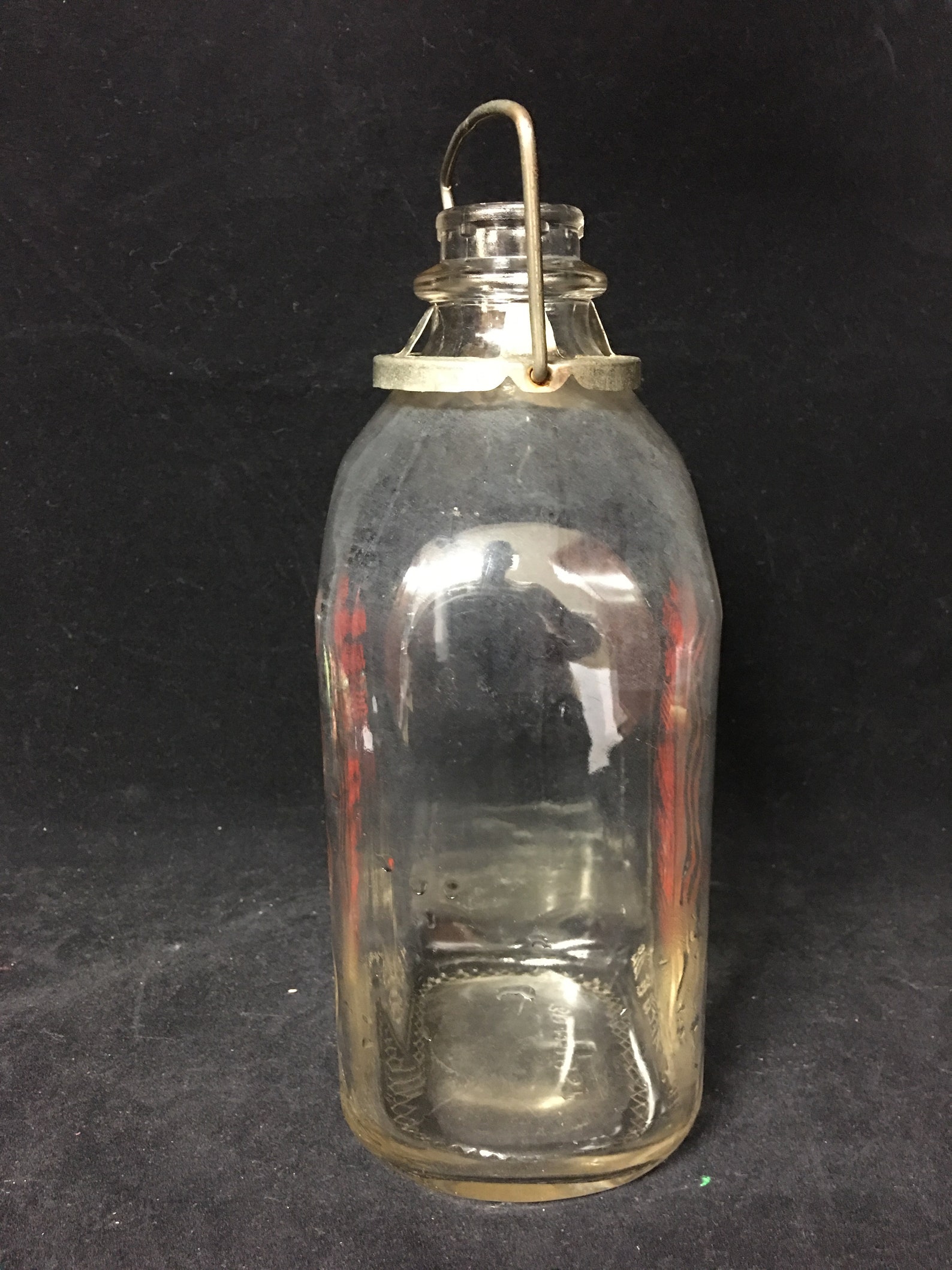 Vintage the White Jug Half Gallon Milk Jug With - Etsy