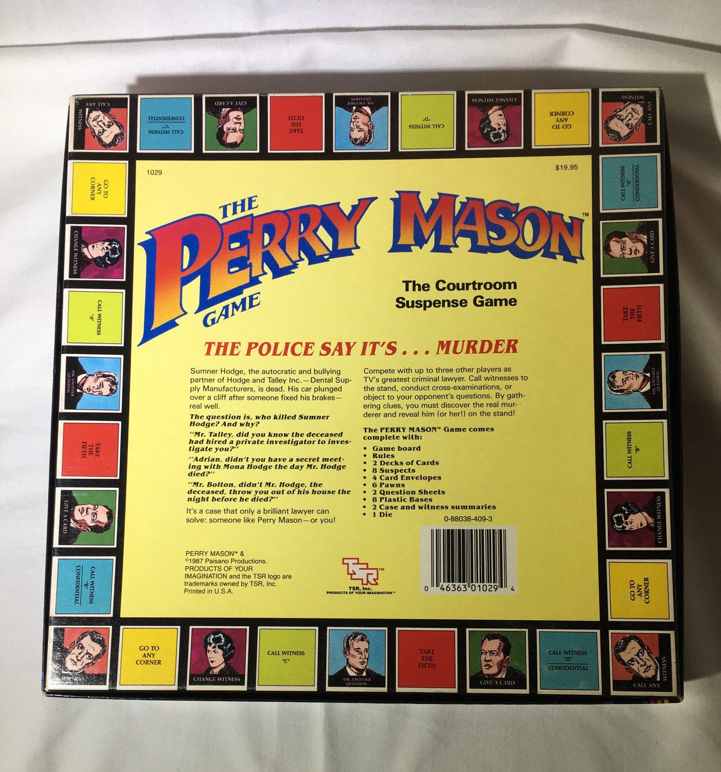 Vintage Perry Mason Board Game