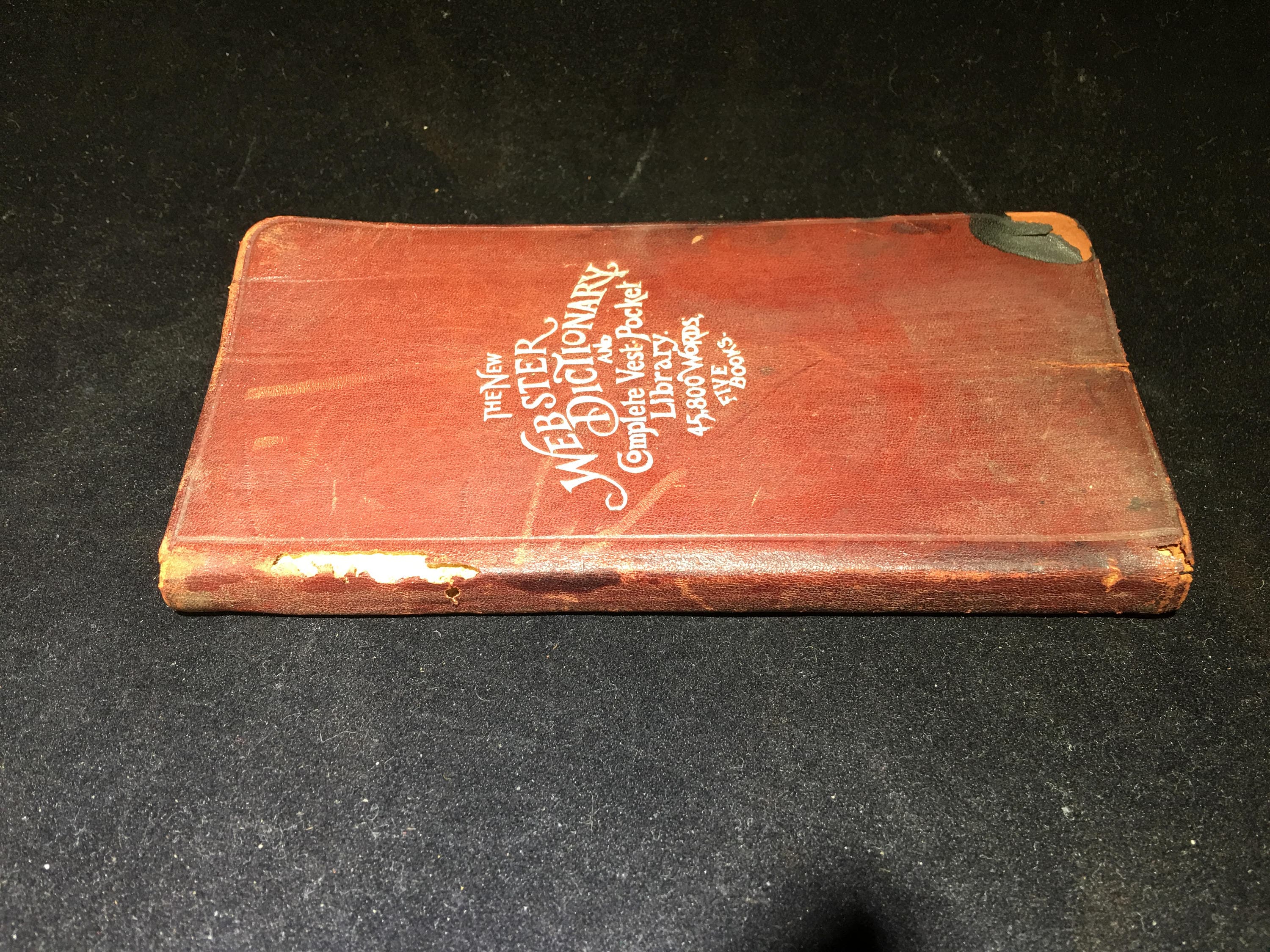 1893 Webster's Vest Pocket Library