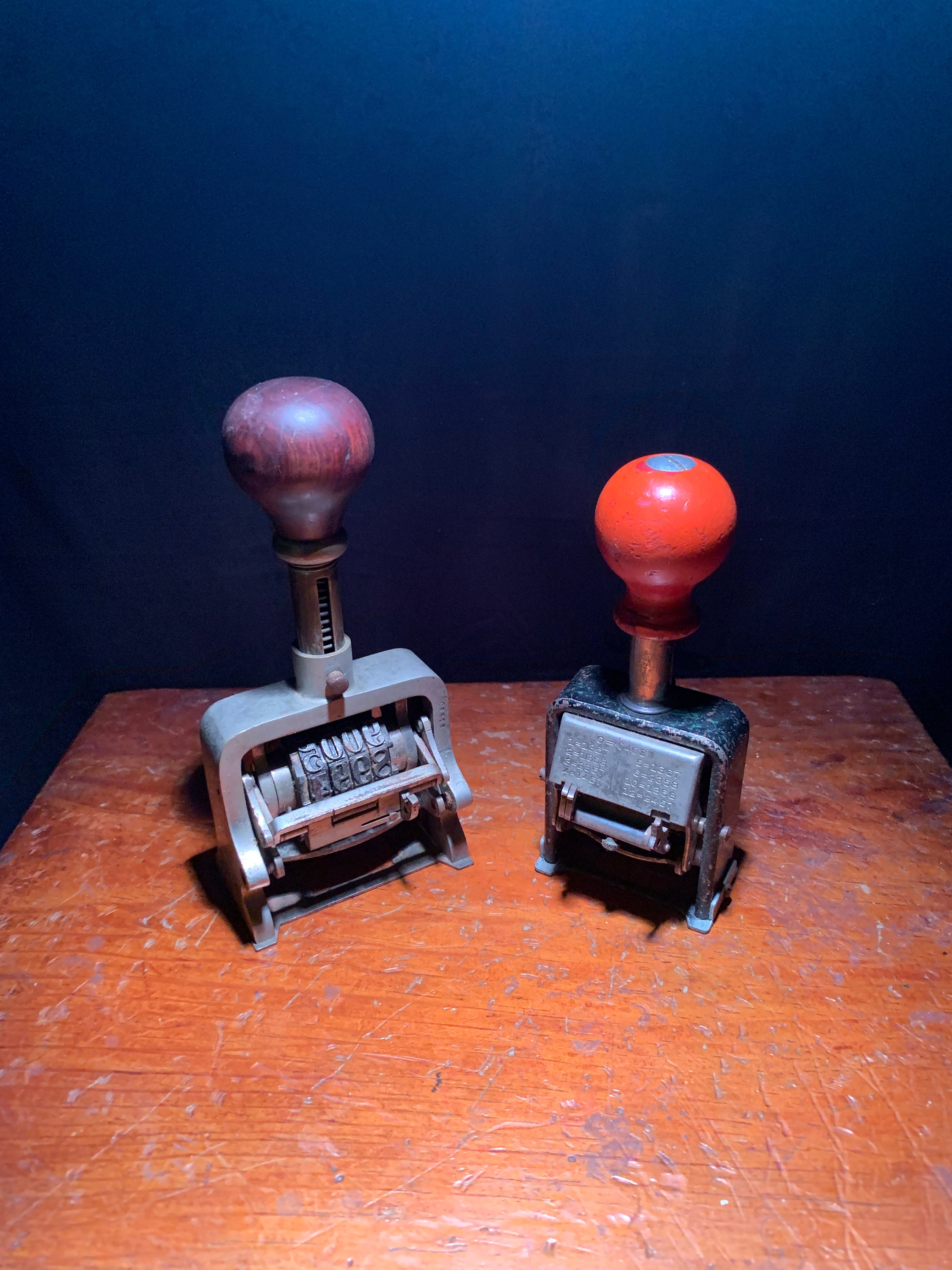Antique Numbering Machines
