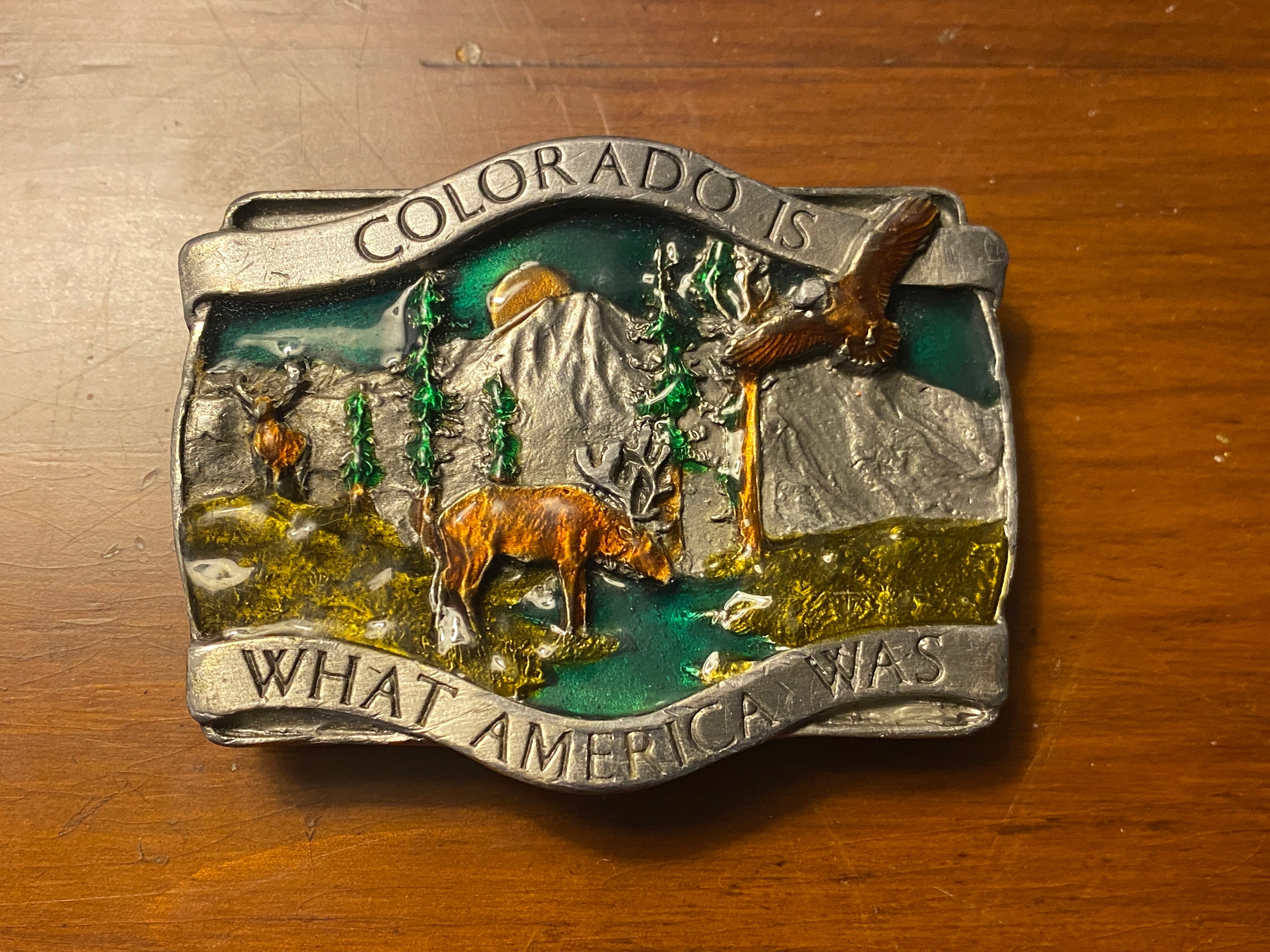 Vintage Colorado Belt Buckle