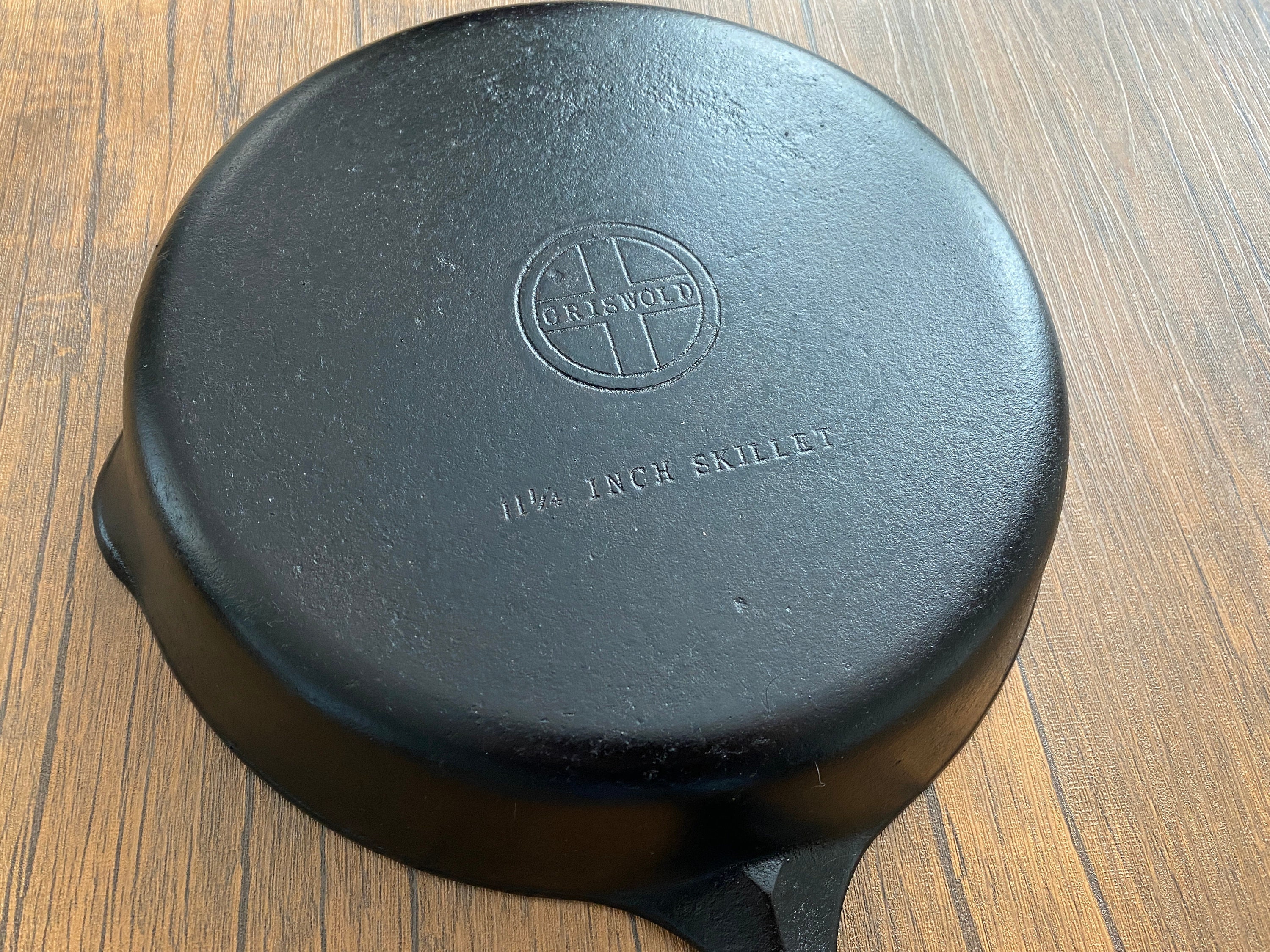 No. 9 Griswold 11 1/4 Inch Cast Iron Skillet Circa: 1950s - 1960s