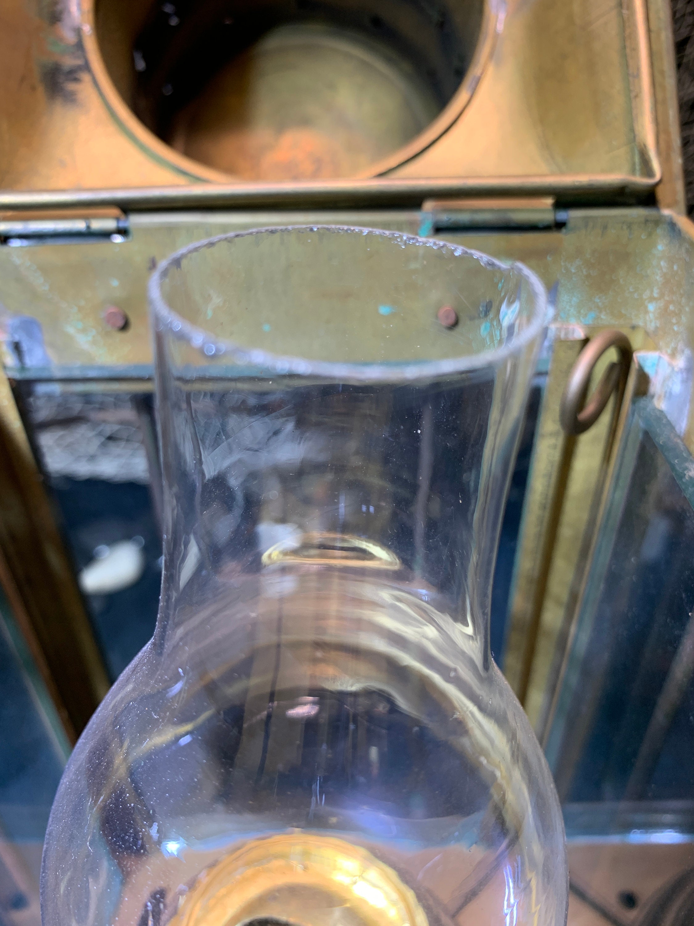 Neptune Nautical Brass Oil Lamp