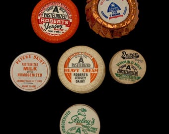 50 Blank Milk Bottle Caps 1 5/8 In. Dia. Unused - Etsy