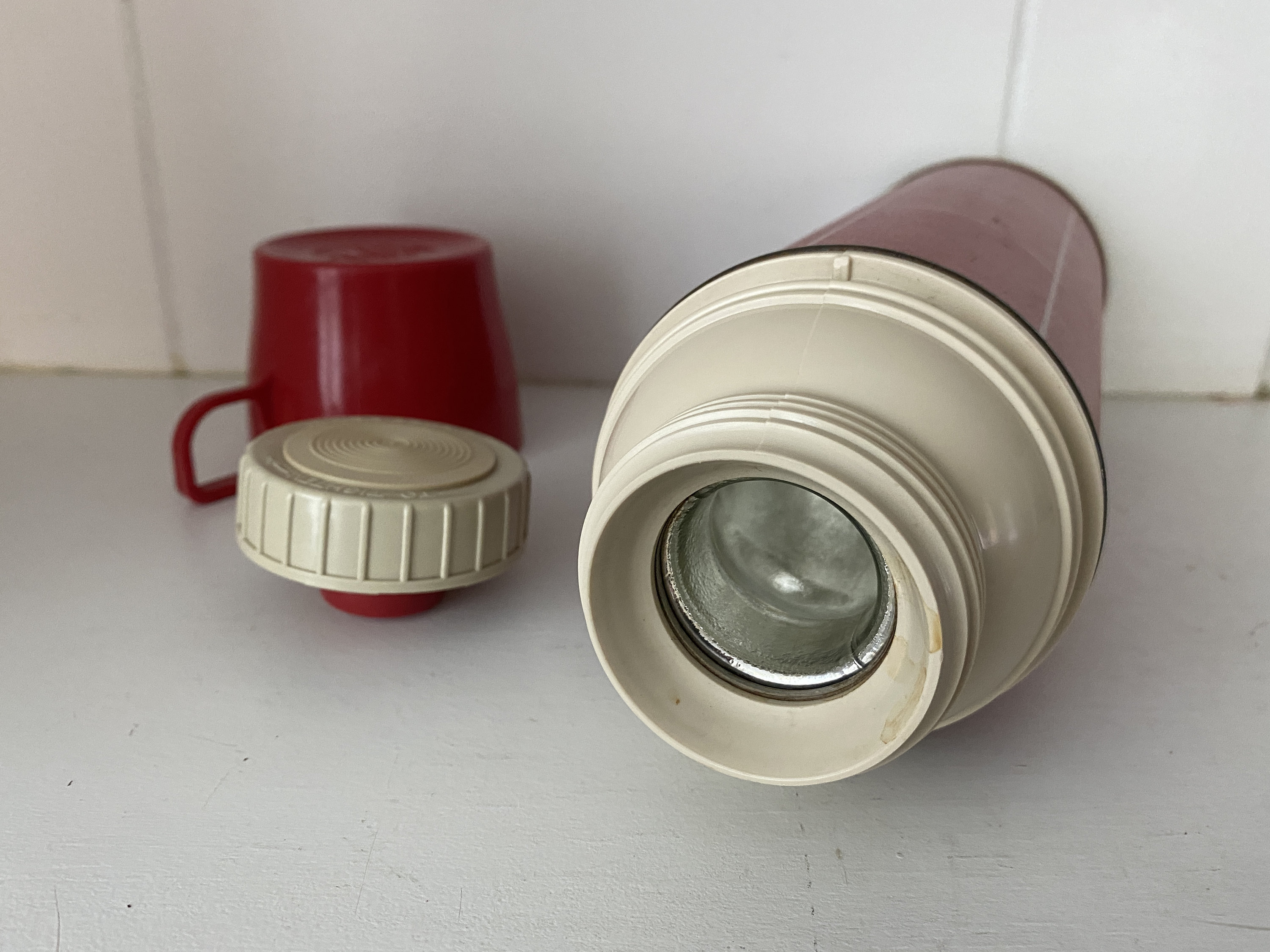 Classic 1960s Red Thermos