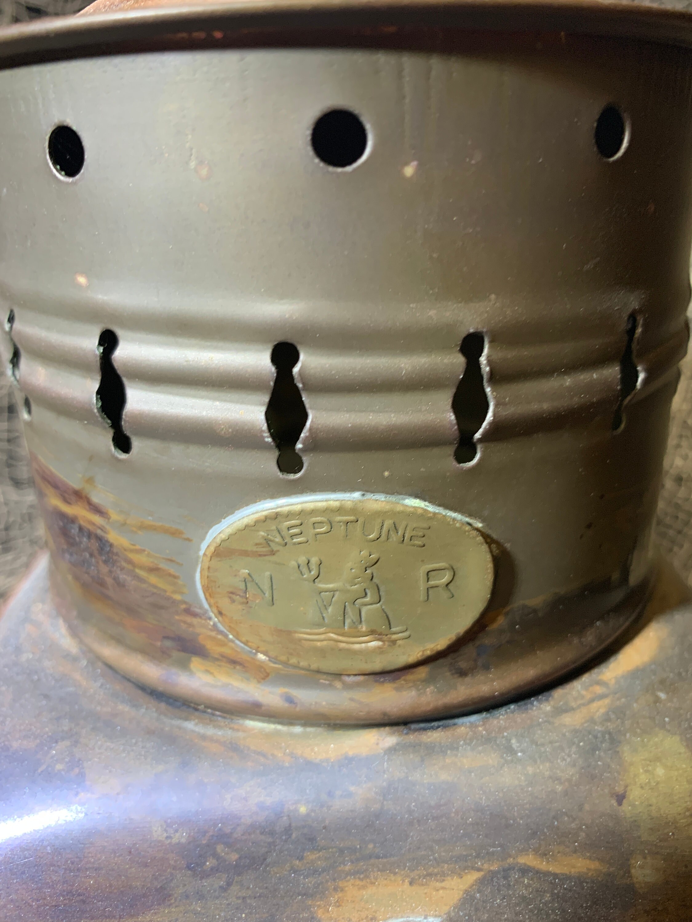 Neptune Nautical Brass Oil Lamp