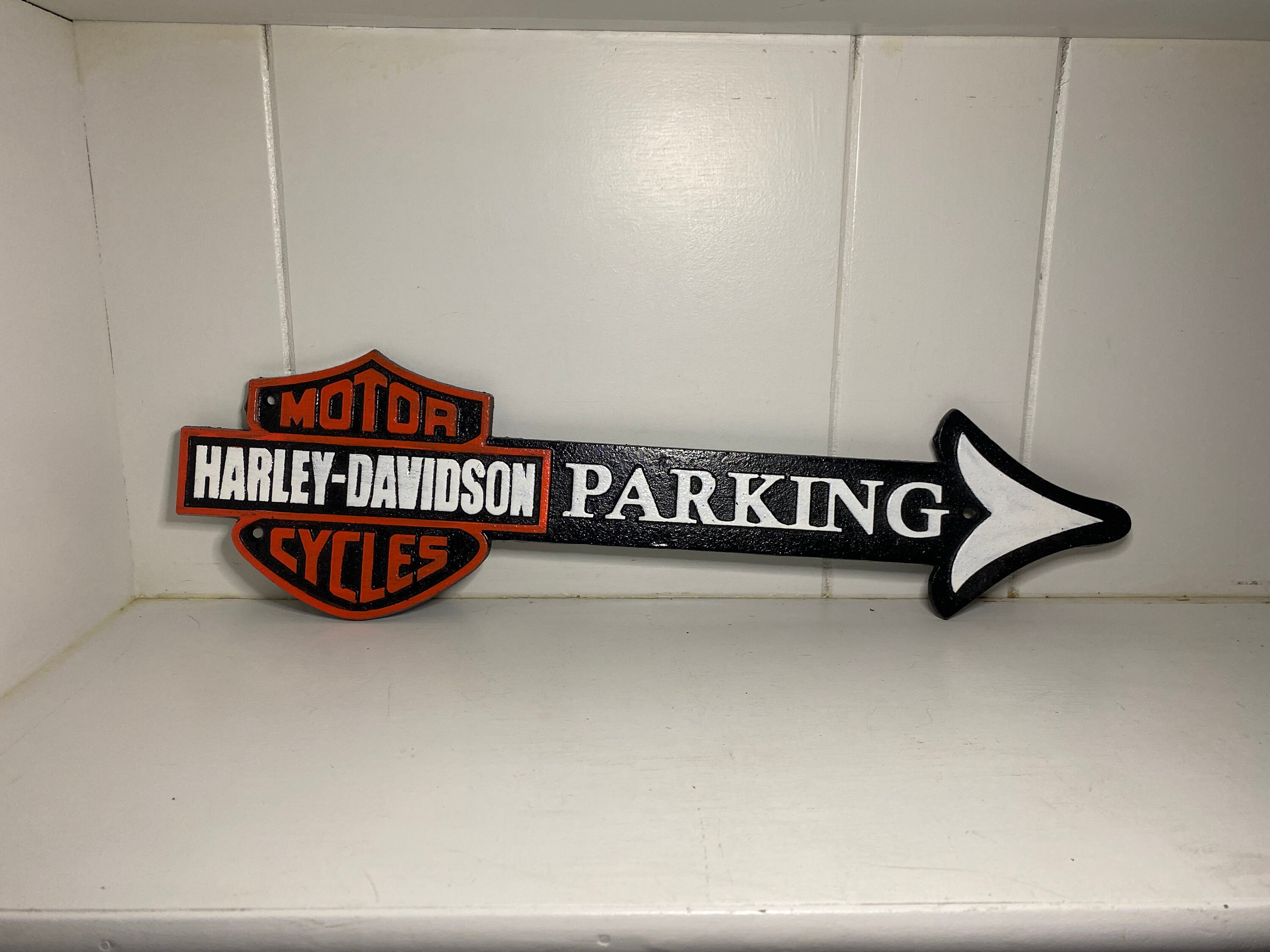 Harley-Davidson Cast Iron Sign