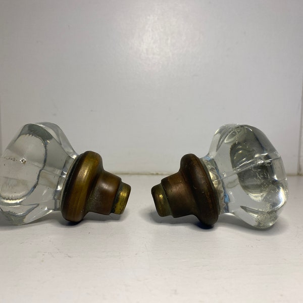 Antique Glass Door Knobs - Etsy
