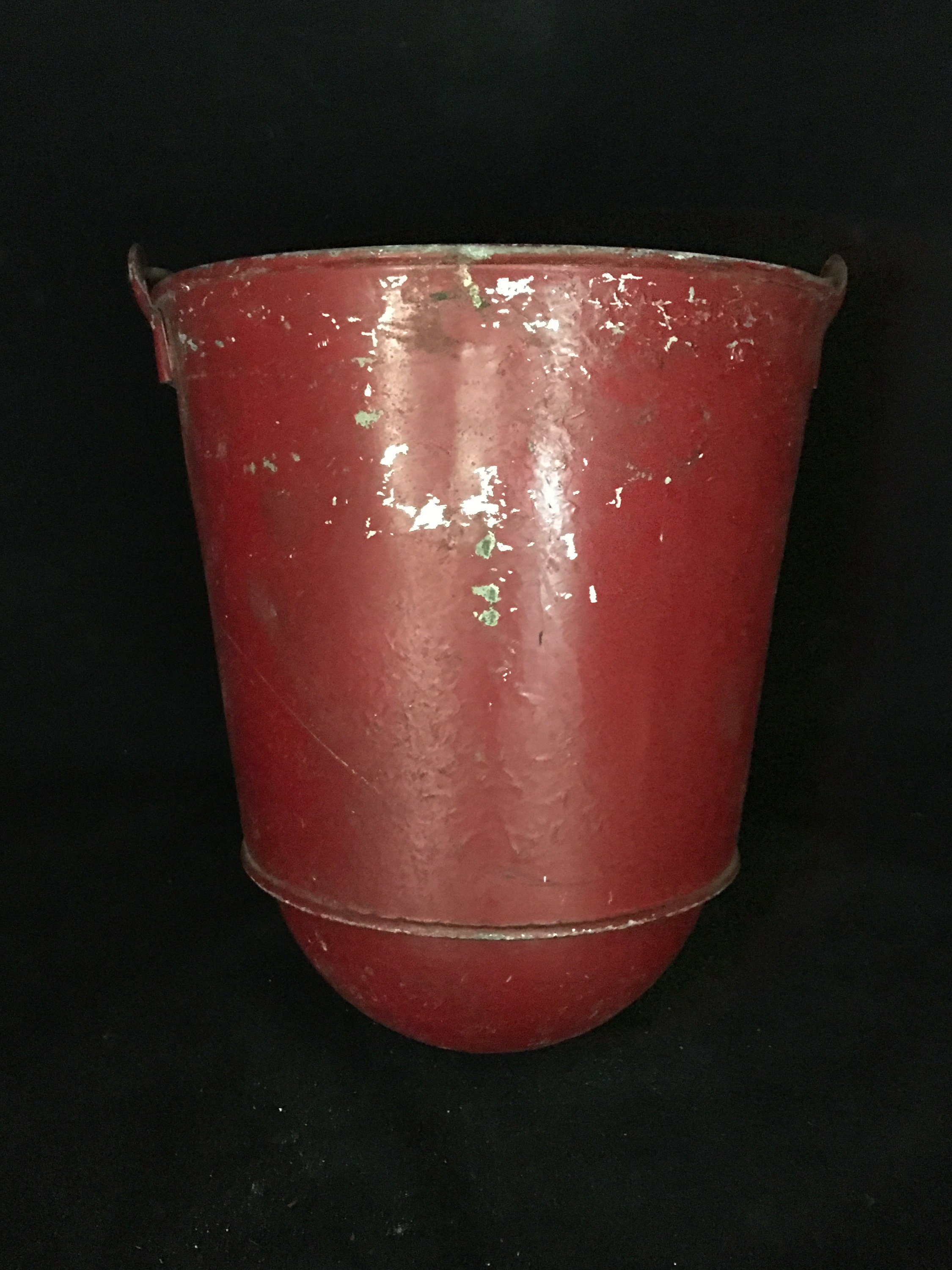 Vintage Hanging Firehouse Fire Bucket
