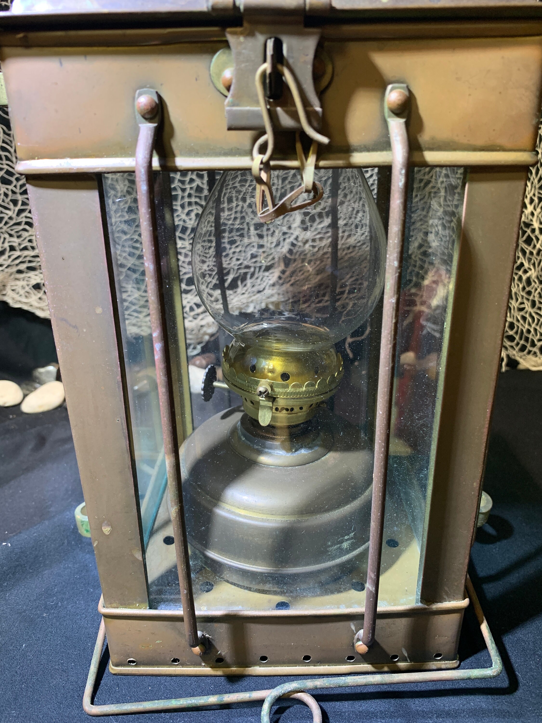 Neptune Nautical Brass Oil Lamp