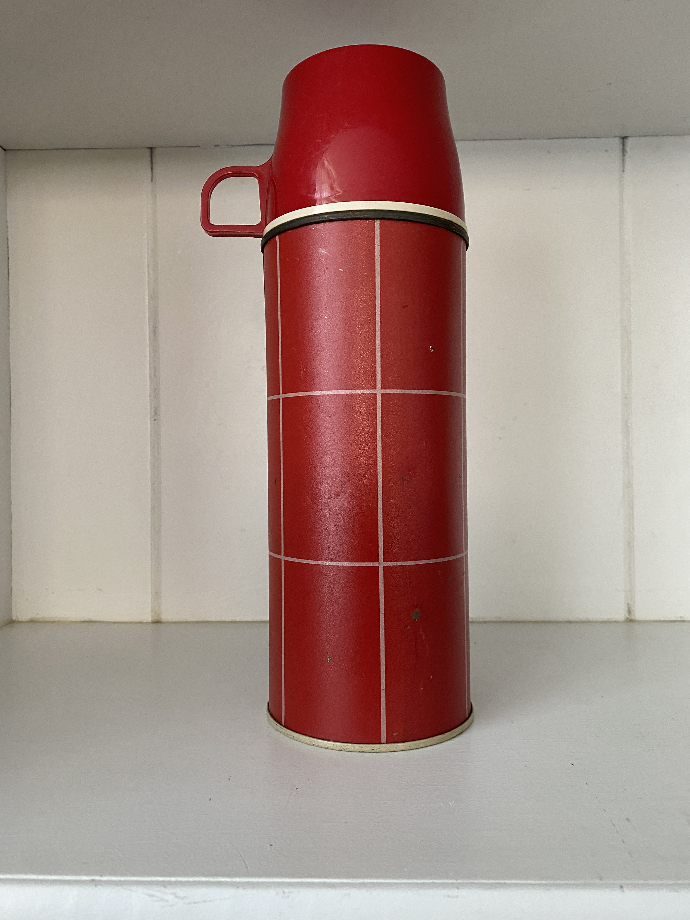 Classic 1960s Red Thermos