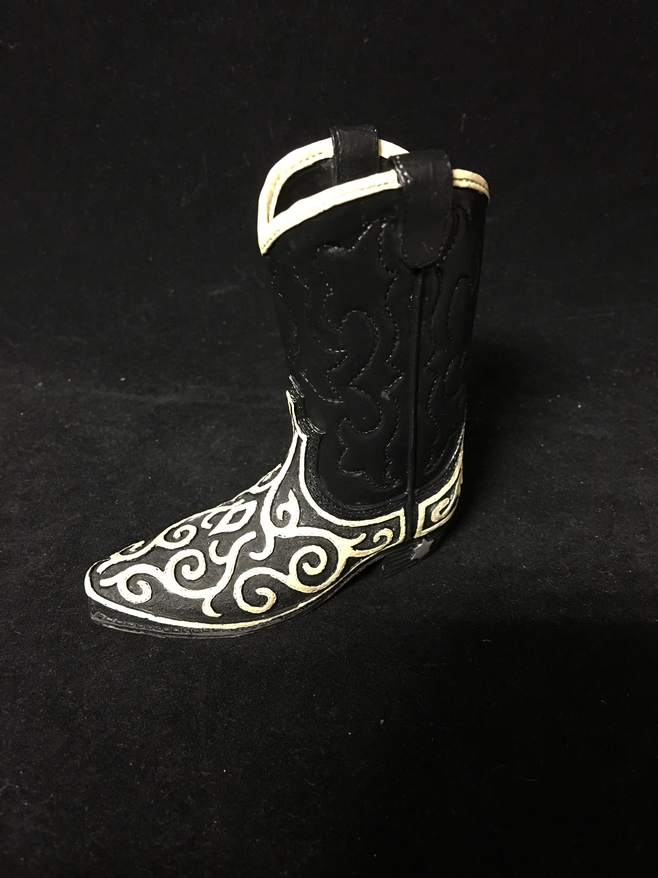 Vintage Just Plain Country JPC Miniature Country Boots, Rio Grande #85010