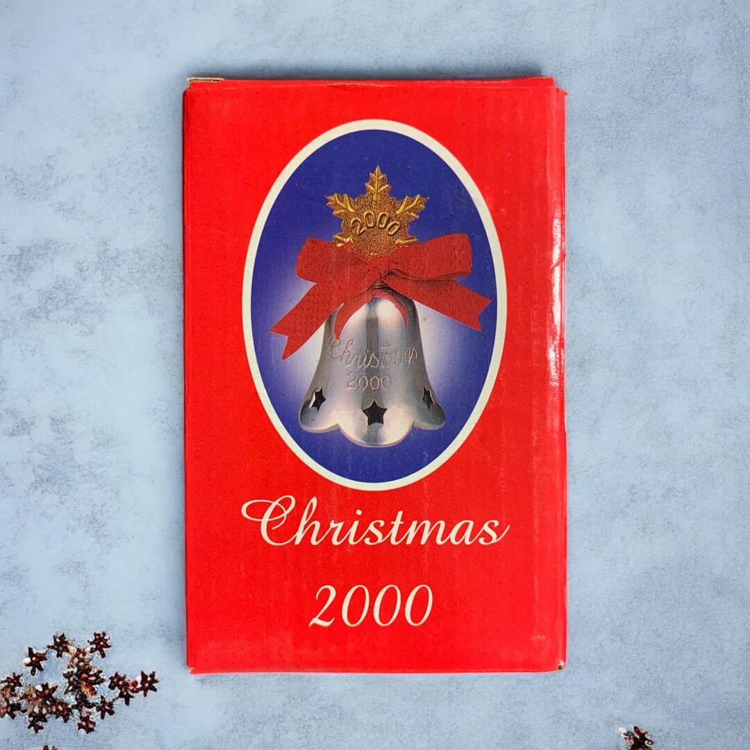 Christmas 2000 International Silver Company Bell Ornament - Etsy