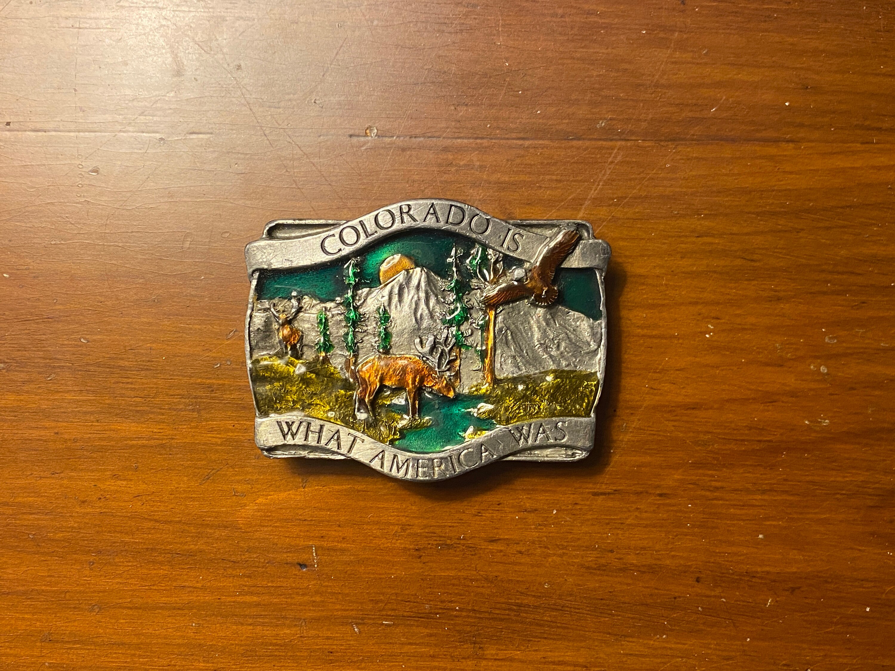 Vintage Colorado Belt Buckle