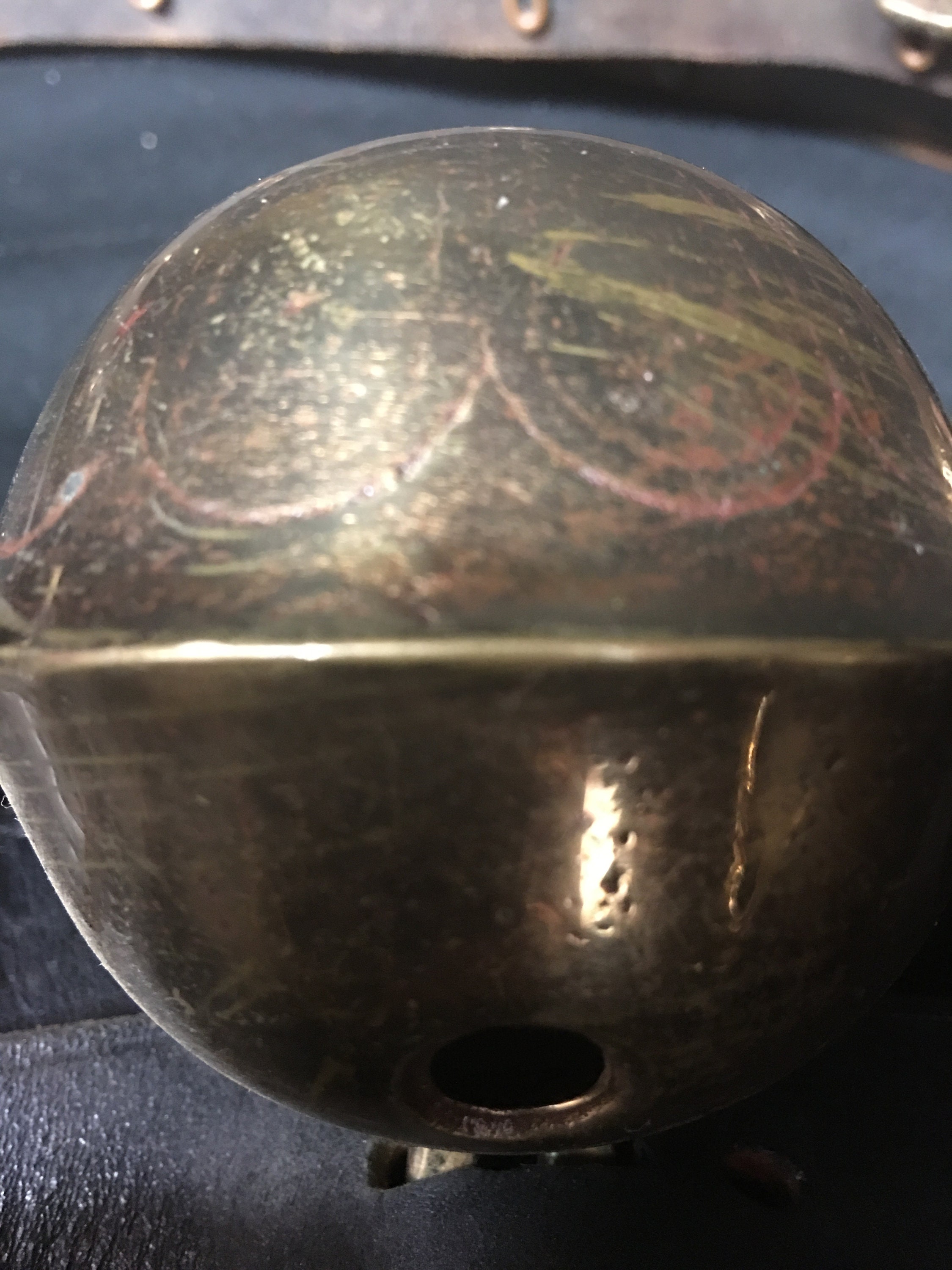 Antique Horse Sleigh Bells - 88L, 24 Brass Bells