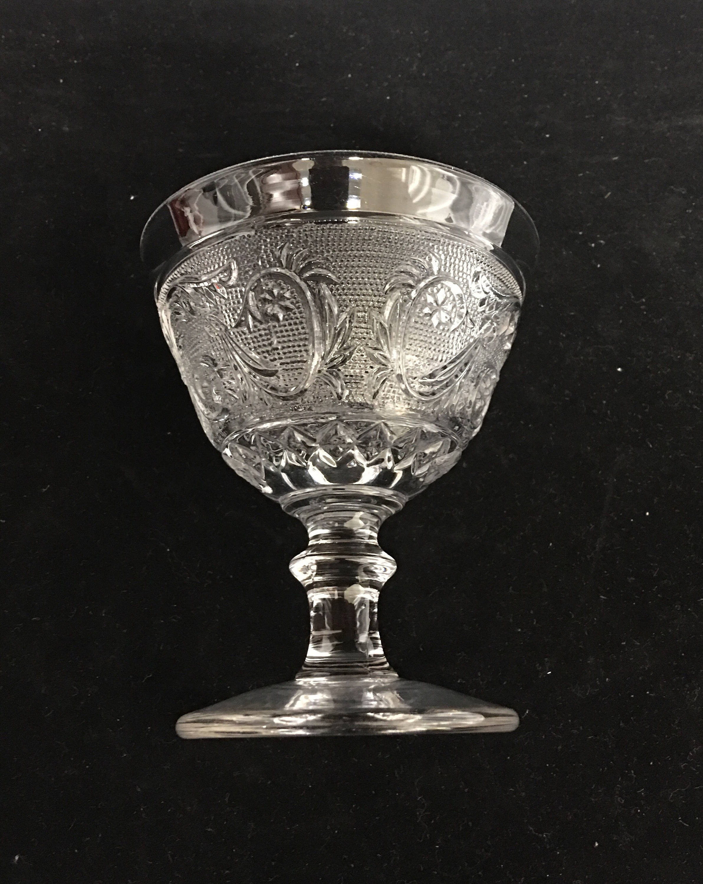 Vintage Cut Glass Parfait/Dessert Glasses (6)