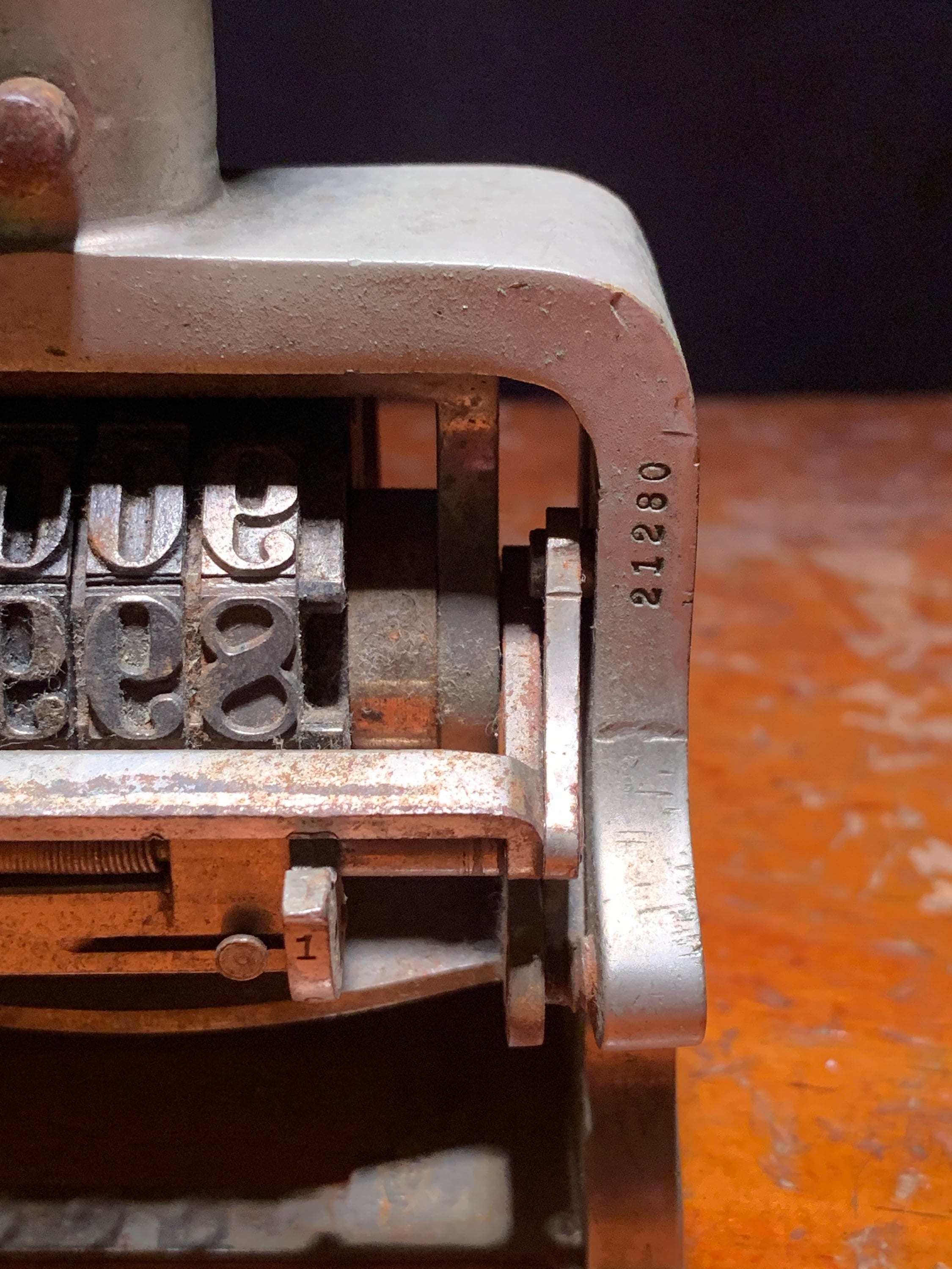 Antique Numbering Machines
