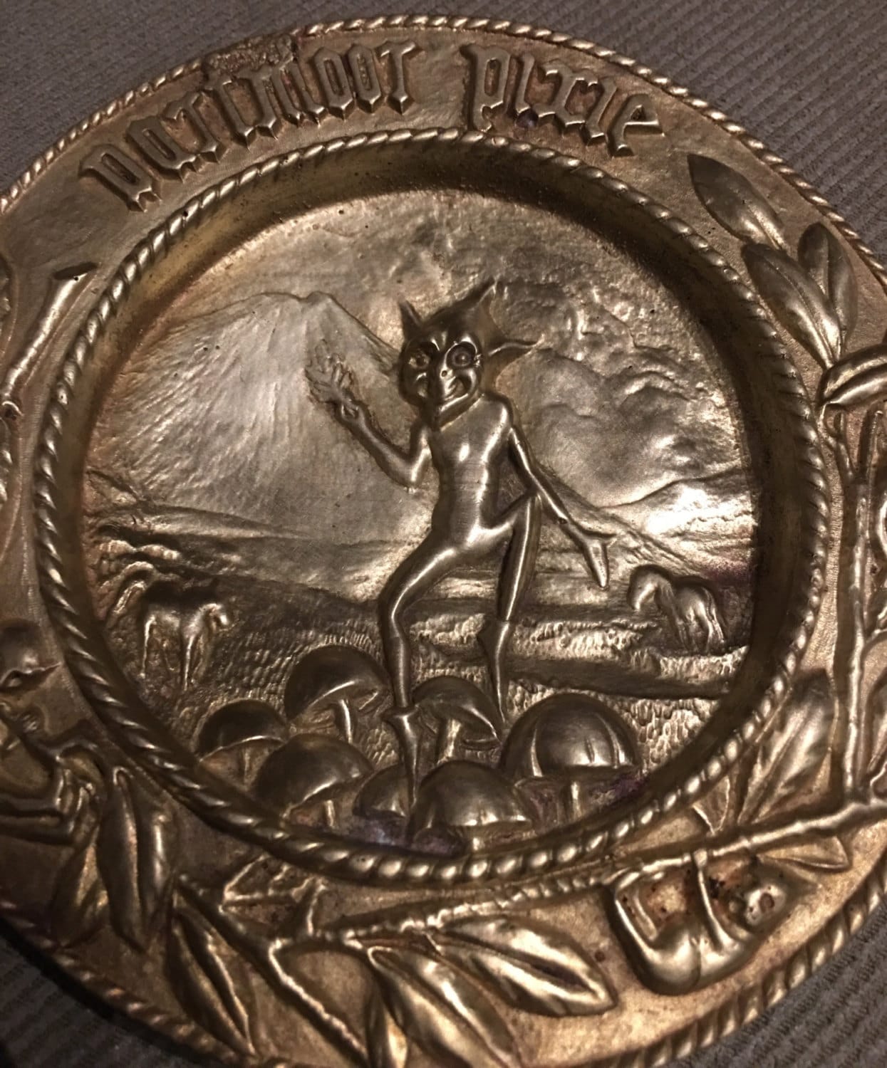 Dartmoor Pixie Brass Dish