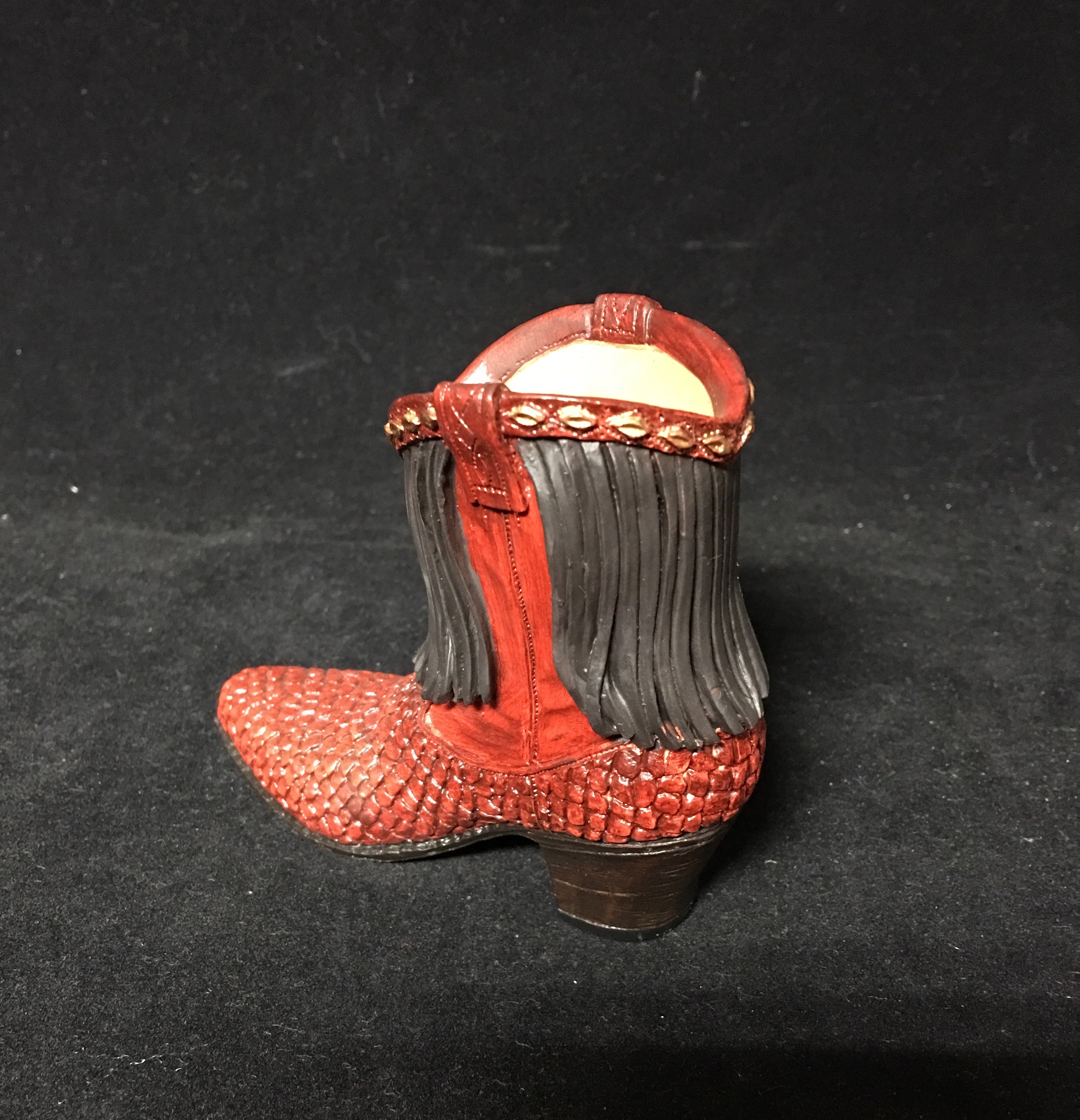 Vintage Just Plain Country JPC Miniature Country Boots, Line Dancer #85004