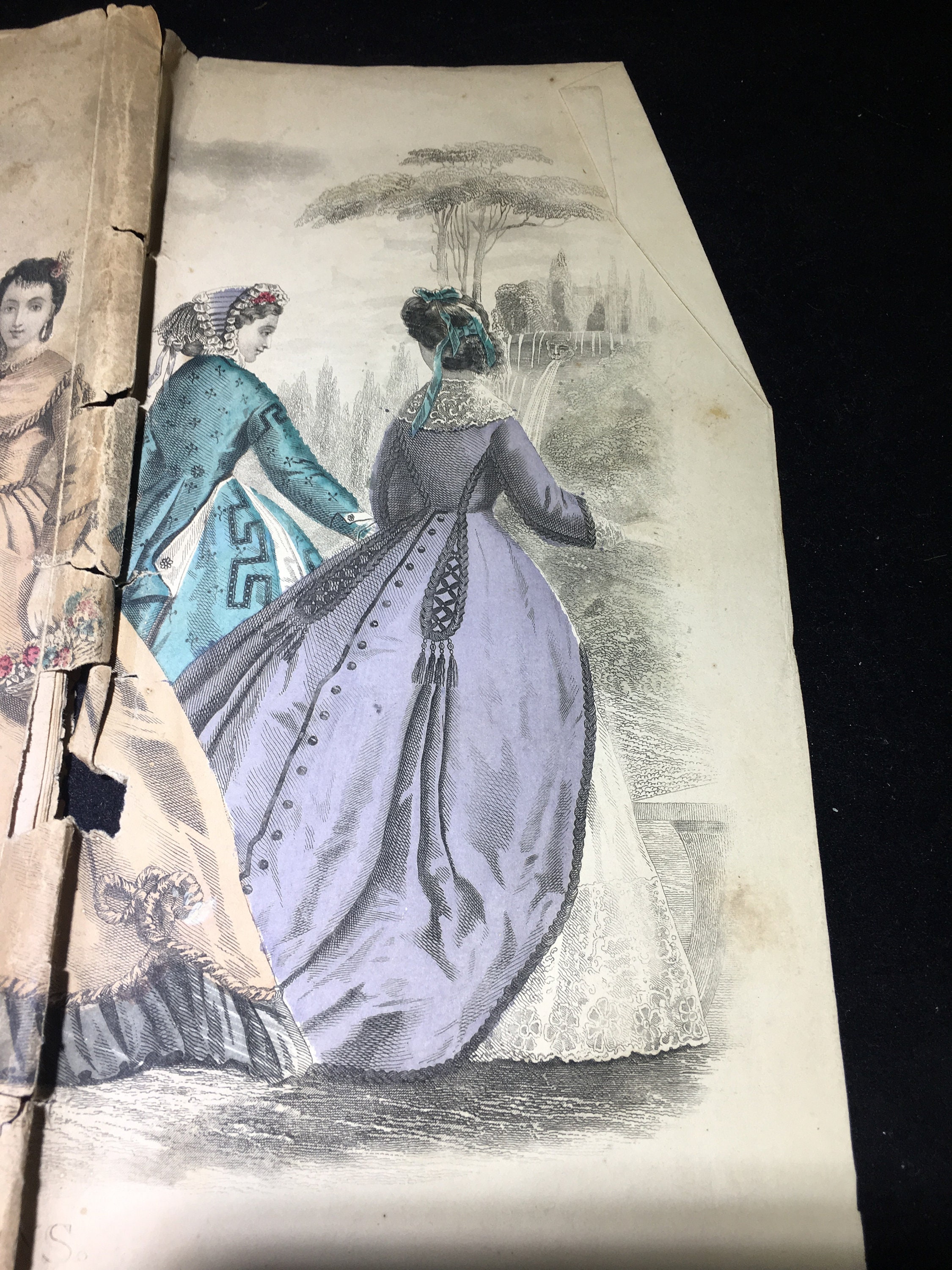Antique Godey's Lady's Book and Magazine, Philadelphia May 1865