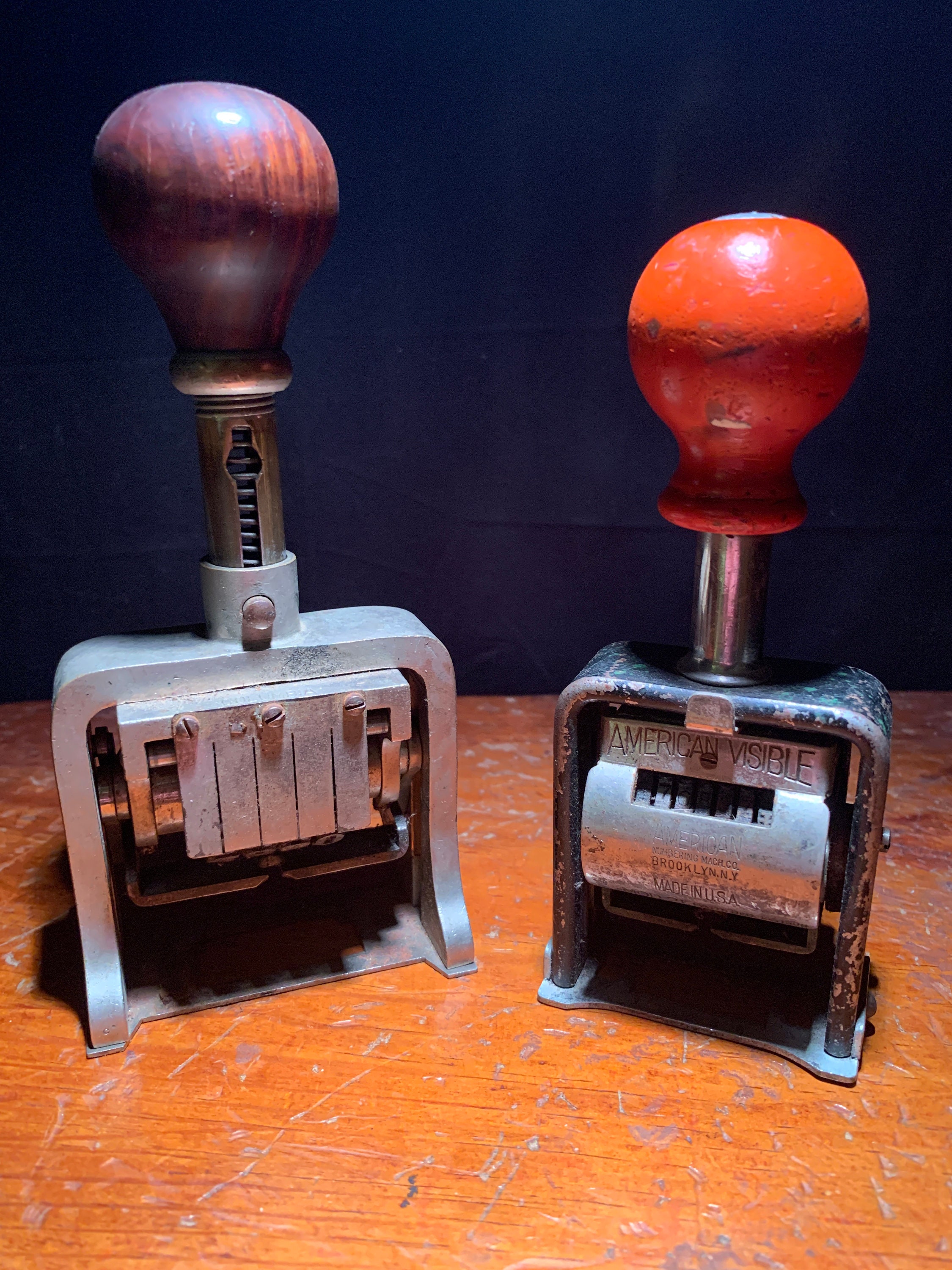 Antique Numbering Machines