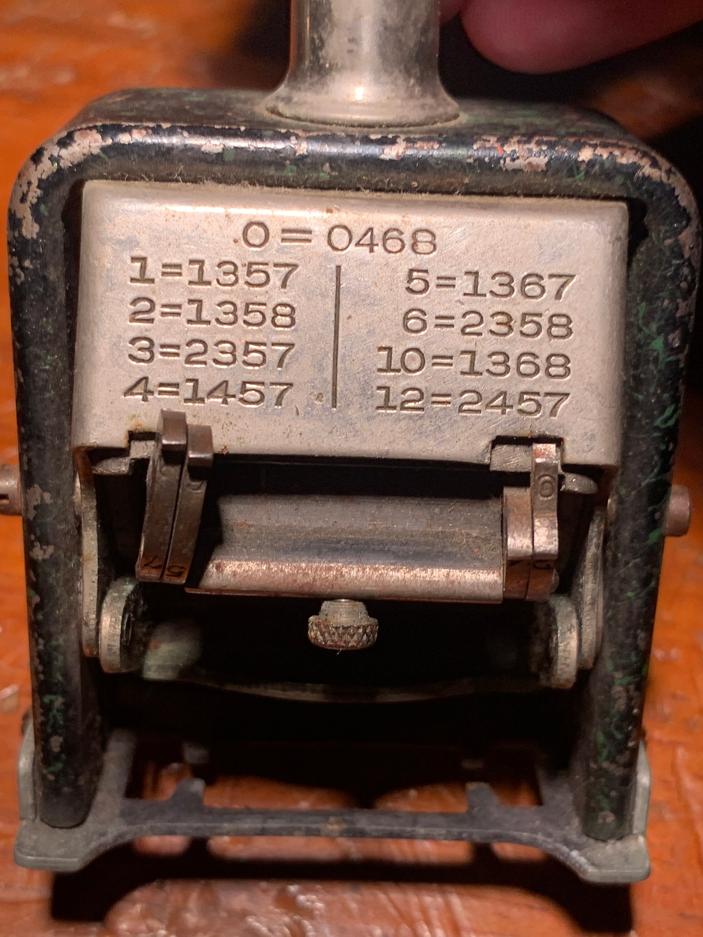 Antique Numbering Machines