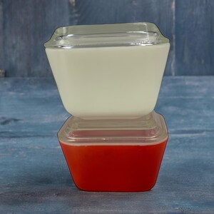 Pyrex Refrigerator Glass Set of 2 - Etsy