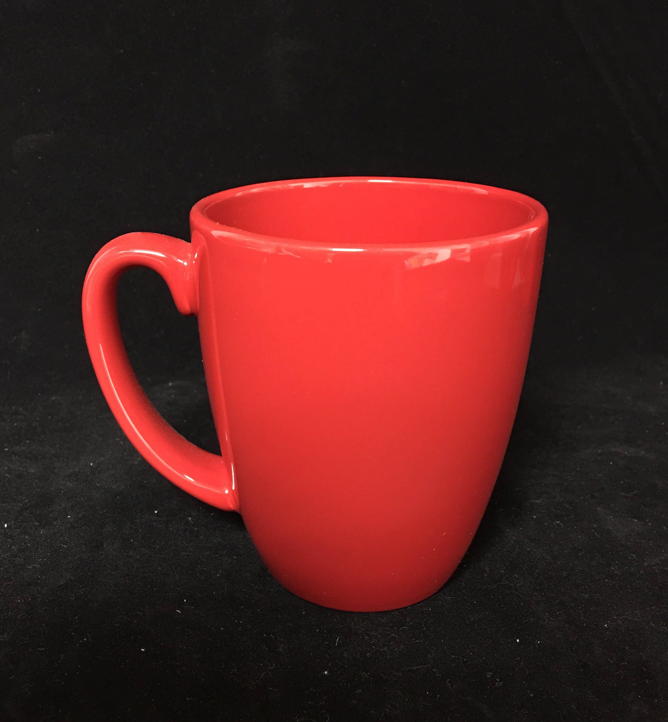 Vintage Corelle Stoneware Berry Red Mugs (8)