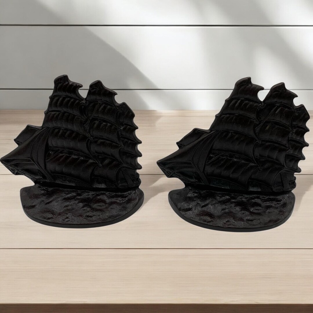 Sailing Ship Bookends / Doorstops, Flying Cloud COPR 1929 - Etsy
