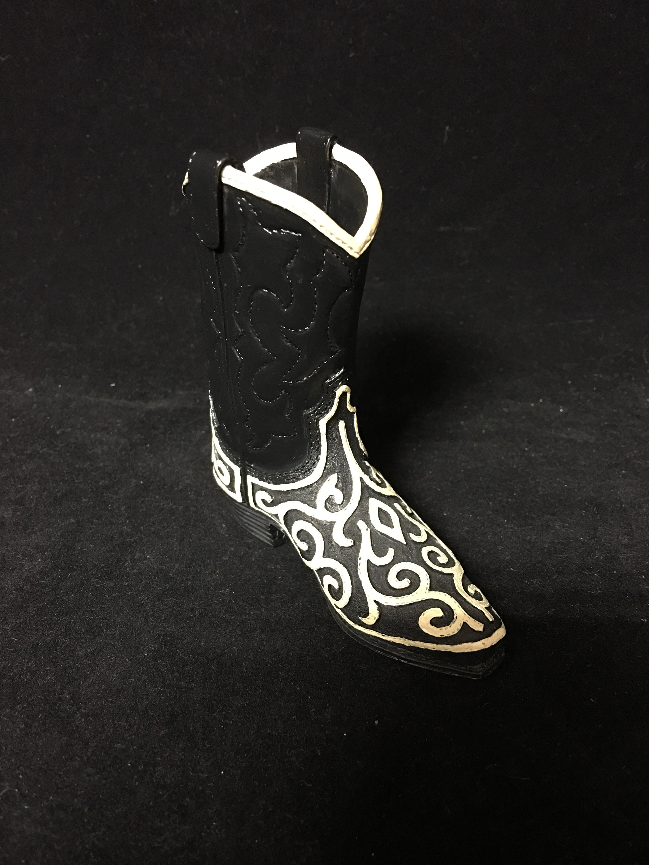 Vintage Just Plain Country JPC Miniature Country Boots, Rio Grande #85010