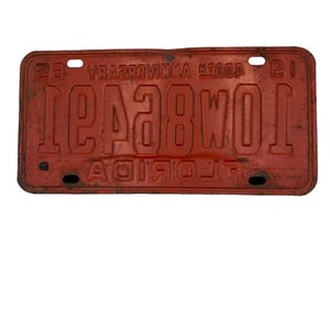 1965 Florida 400th Anniversary License Plate - Etsy