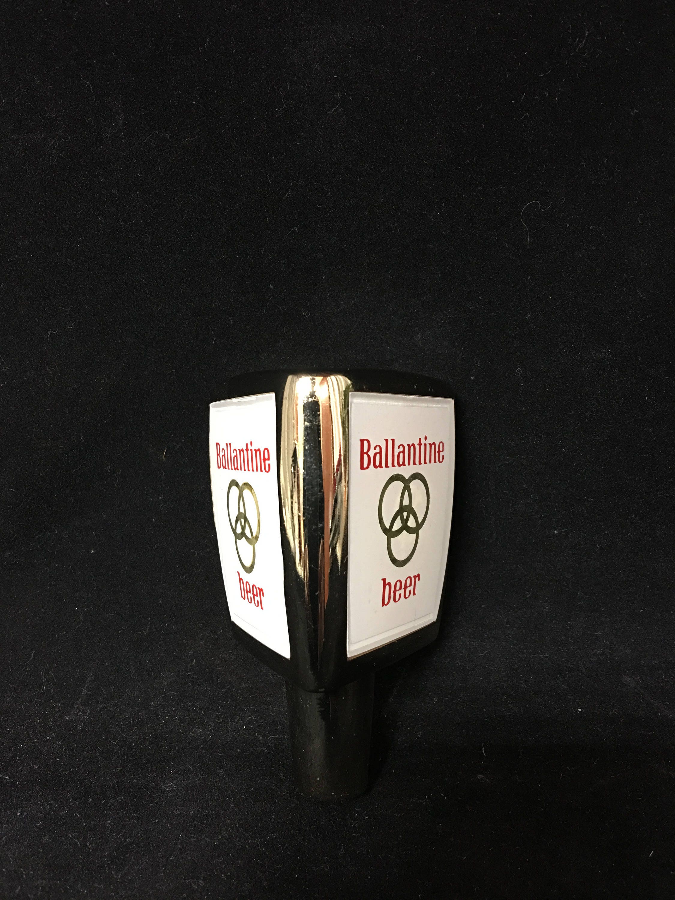 Vintage 3-Sided Ballantine Beer Pull