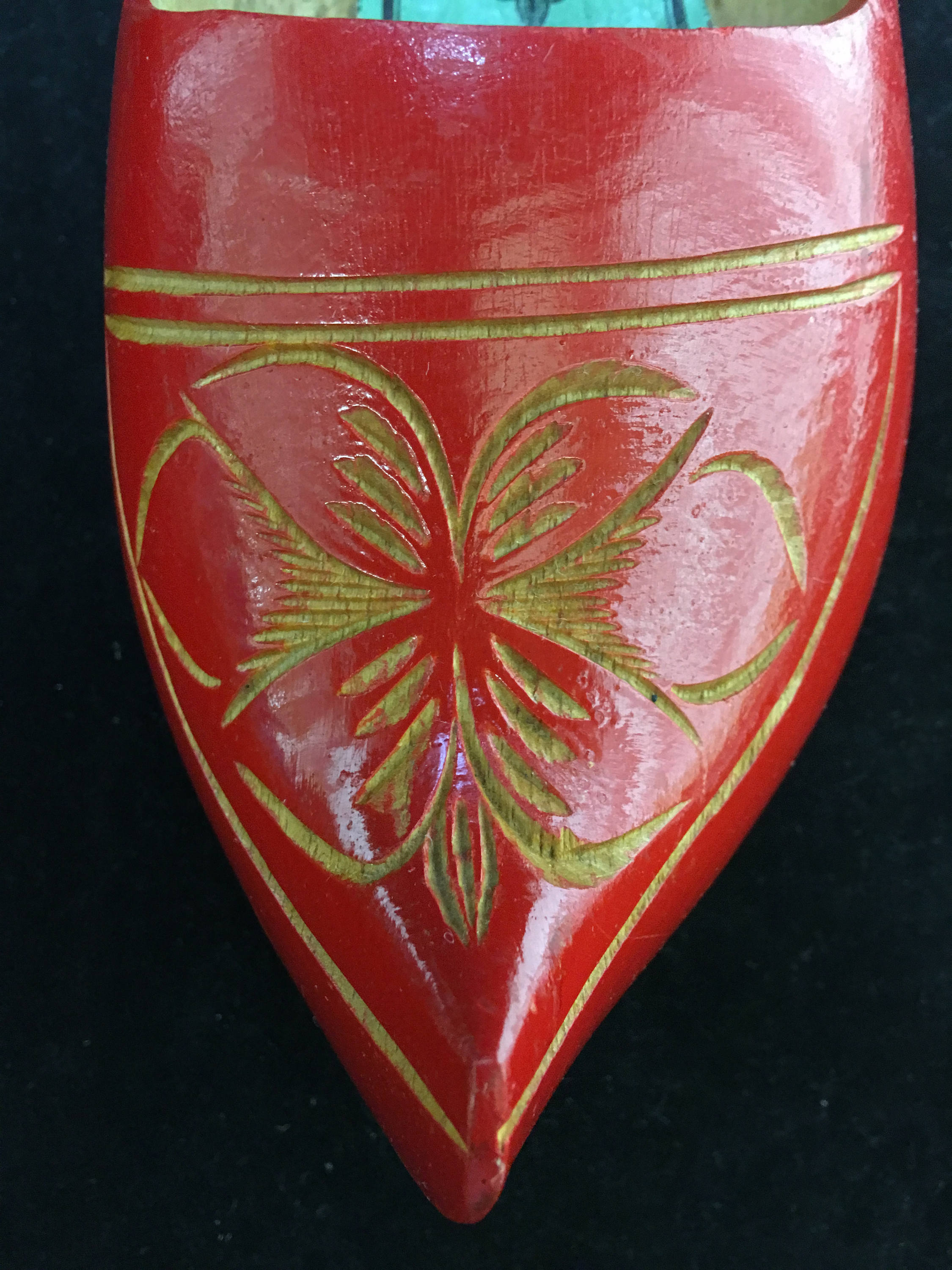 Vintage Fabrique de Sabots Women's Red Clogs