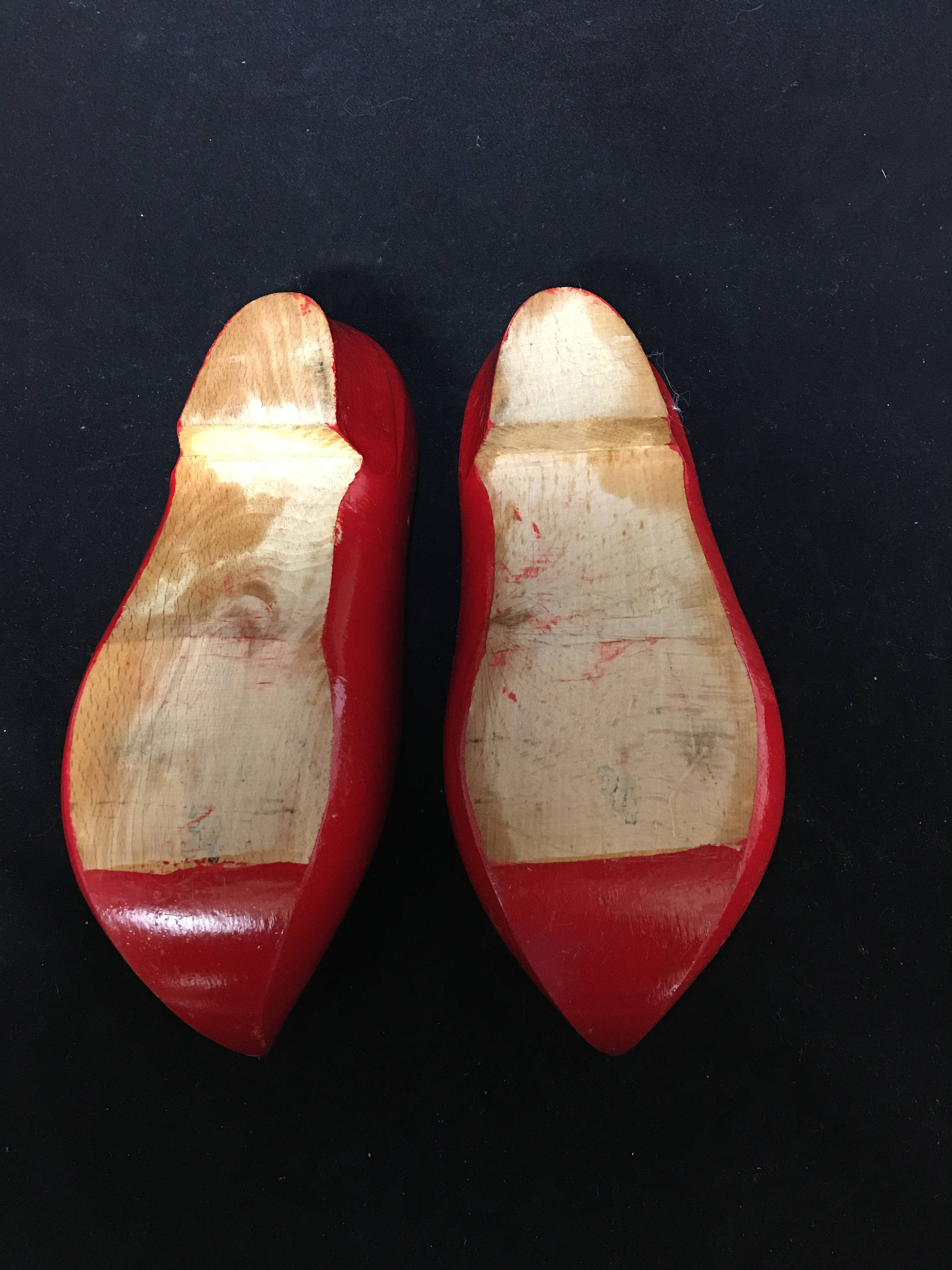 Vintage Fabrique de Sabots Women's Red Clogs