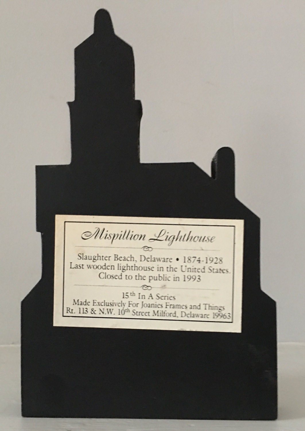 Mispillion LIghthouse, Slaughter Beach, Delaware Shelf Sitter