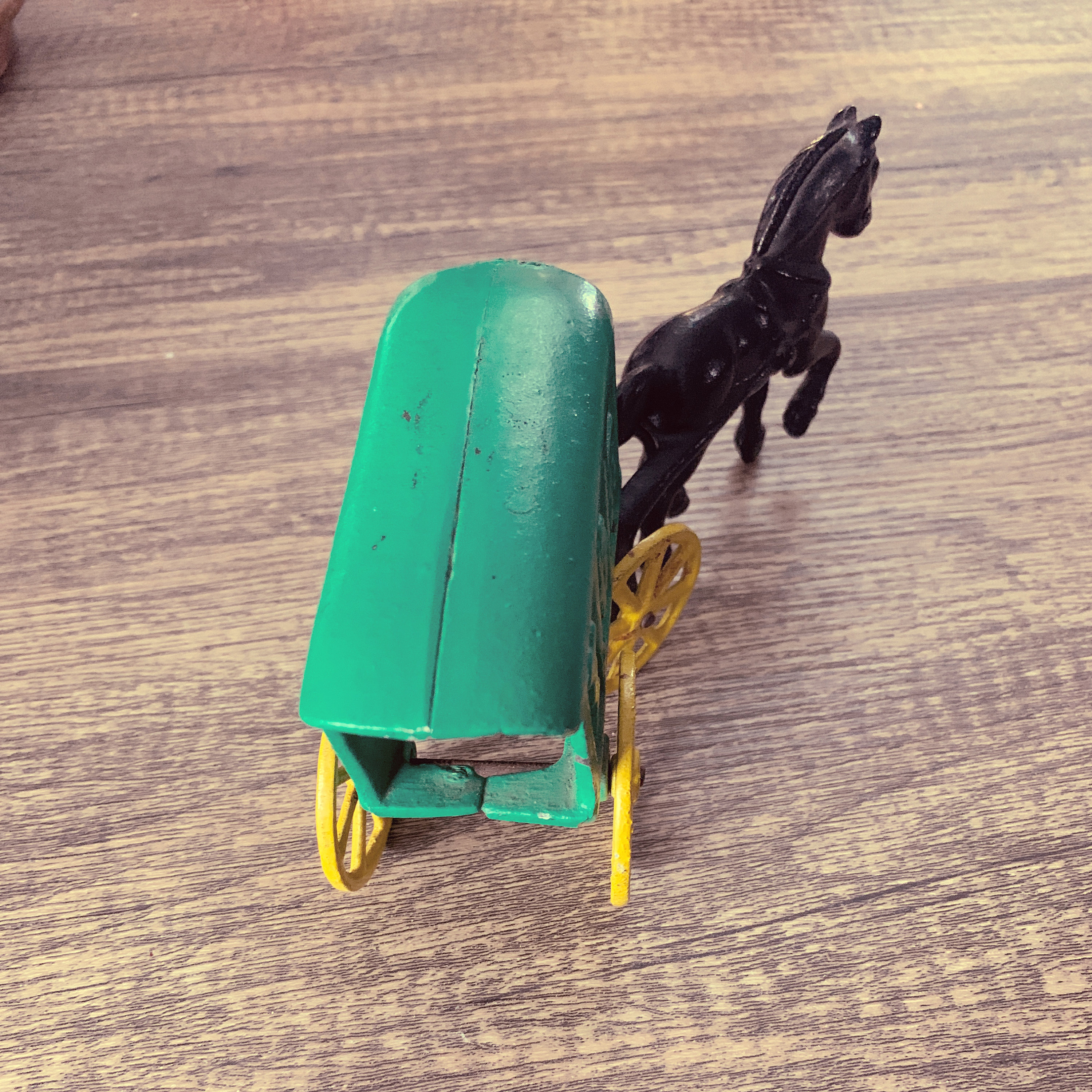 Kenton Vintage Wrought Cast Iron Ice Delivery Wagon