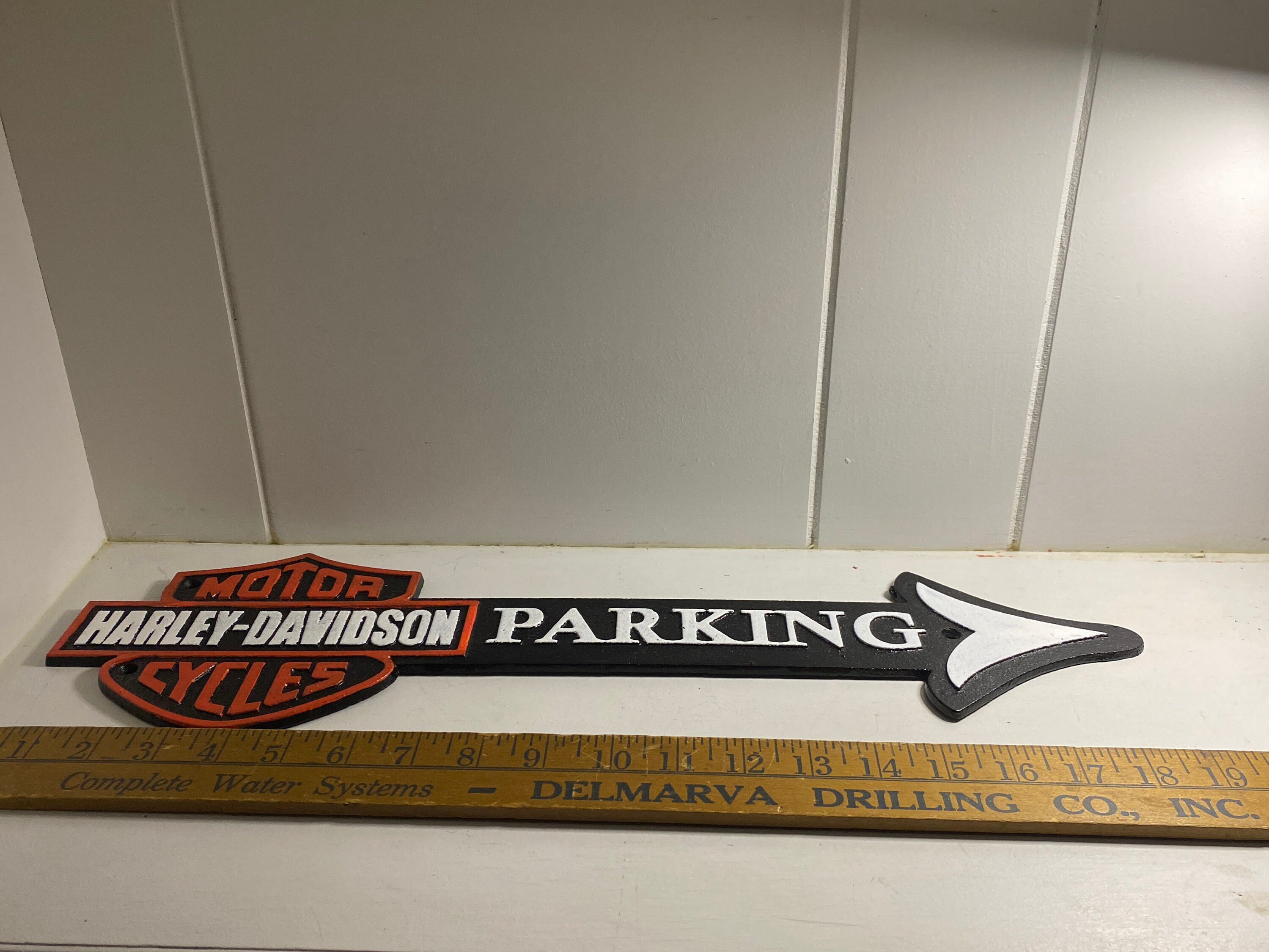 Harley-Davidson Cast Iron Sign