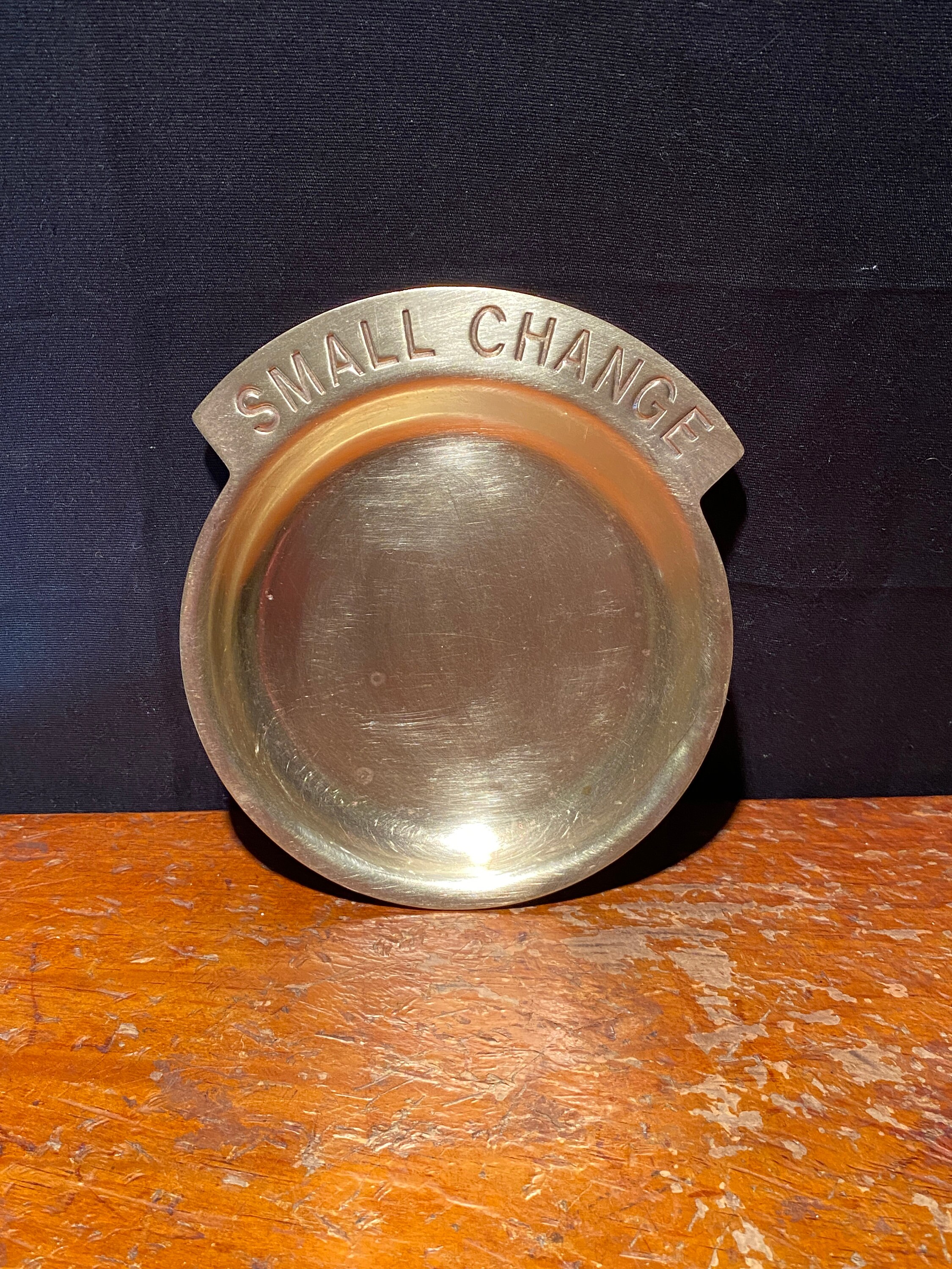 Vintage Brass Small Change Dish