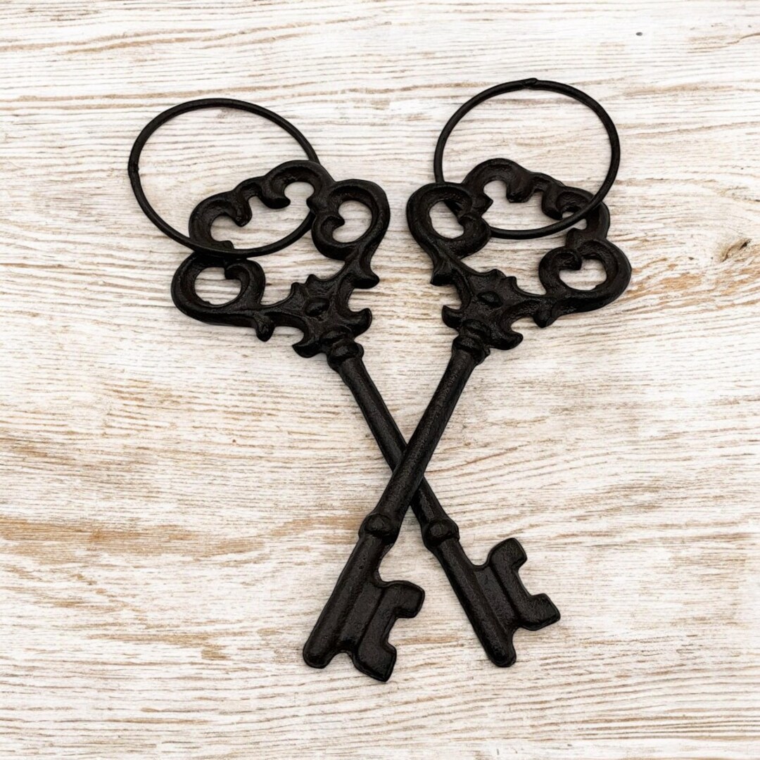 Decorative Skeleton Keys, Pair - Etsy