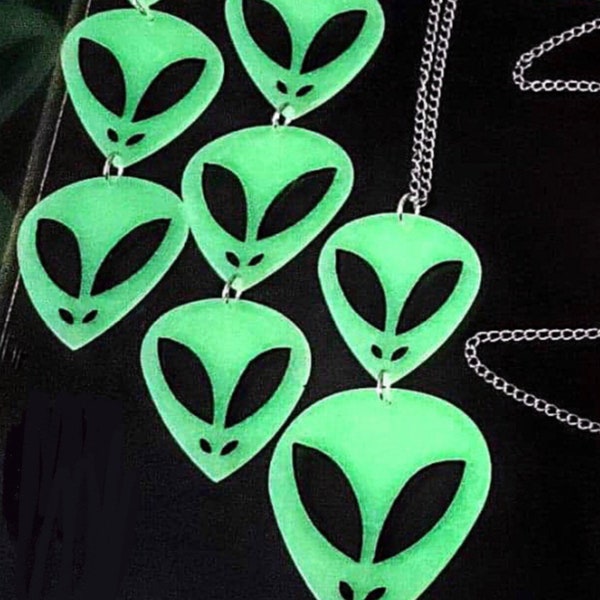 Alien Necklace - Etsy UK