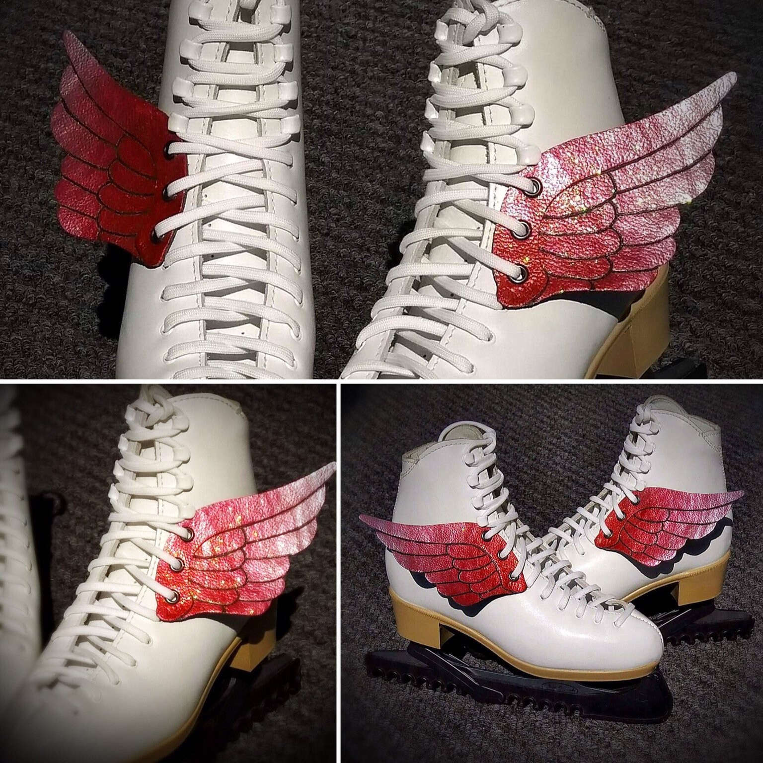Shoe Wings Large Wing Unique Cosplay Leather Wing Shoe - Etsy